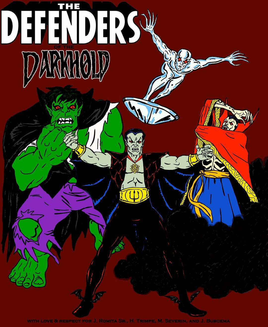 Line it is Drawn: Comic Book Characters as Vampires