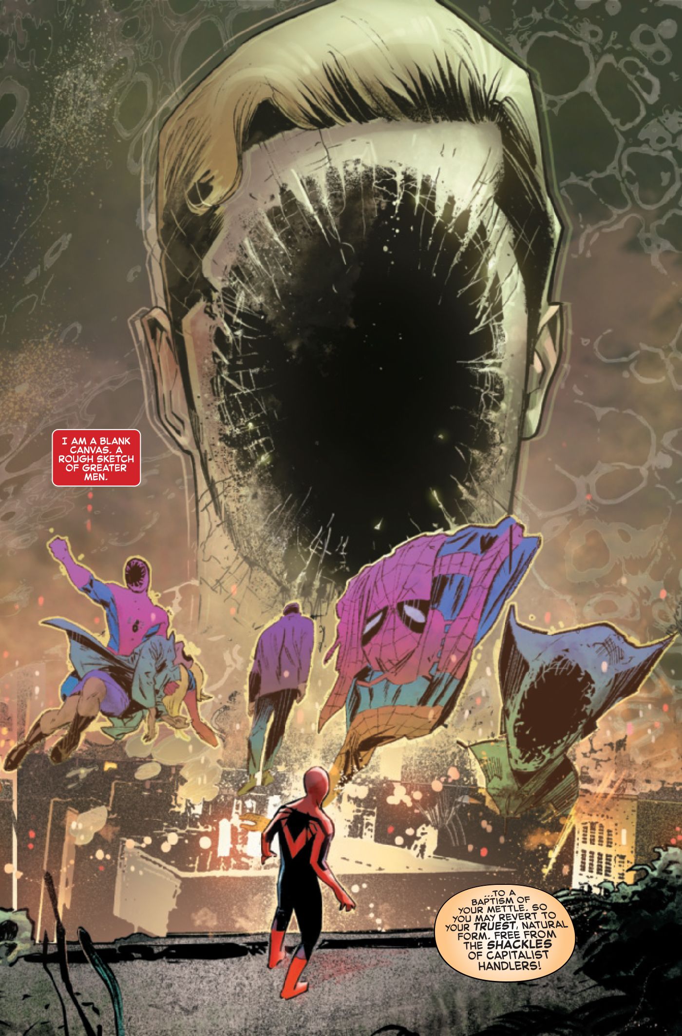 Spider-Man Trips His Face Off (Literally) in Horrifying First Look