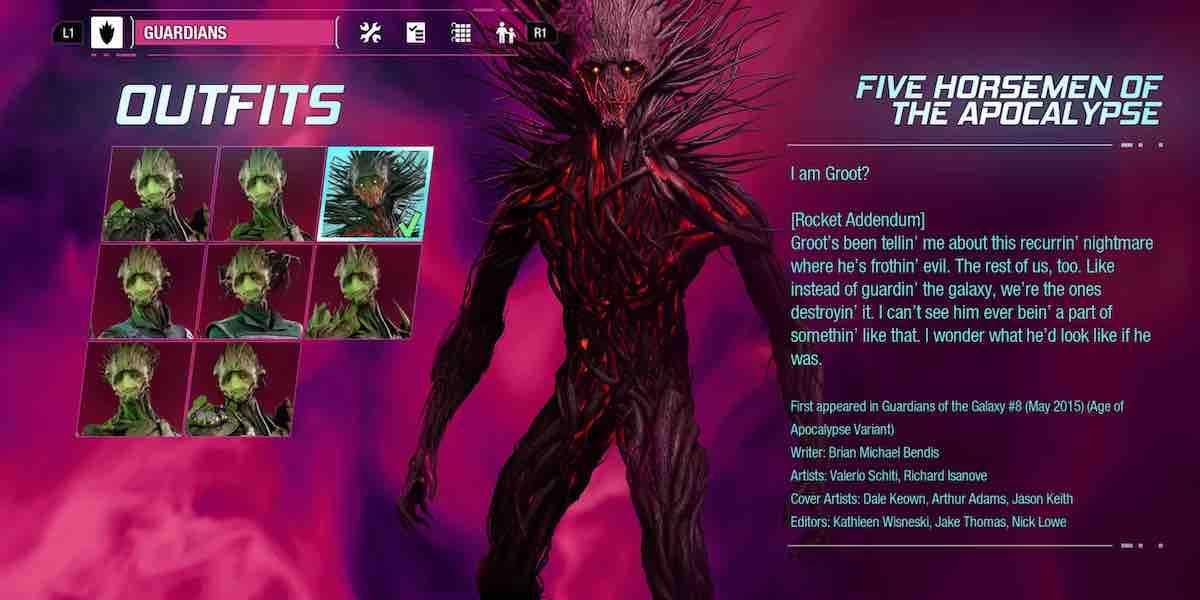 Guardians of the Galaxy: Where to Find Every Groot Outfit