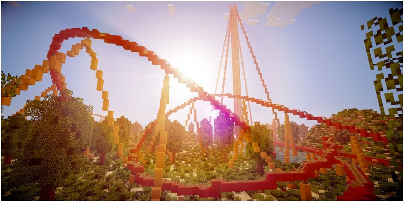Biggest Minecraft Rollercoaster