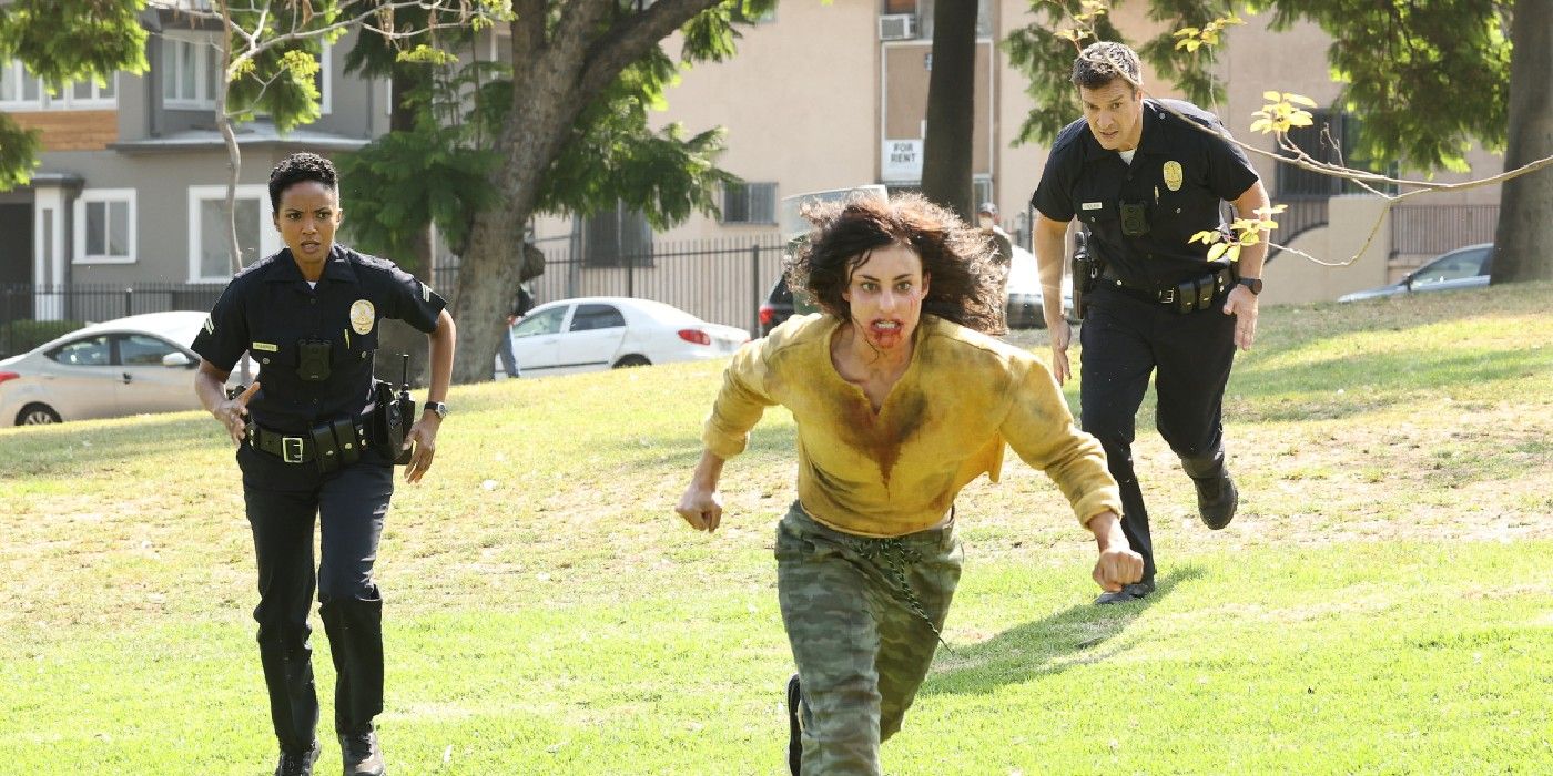 The Rookie Goes Full Walking Dead in Its Halloween Special