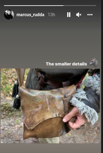 Wheel of Time Star Shares a Closer Look at Perrin's Satchel