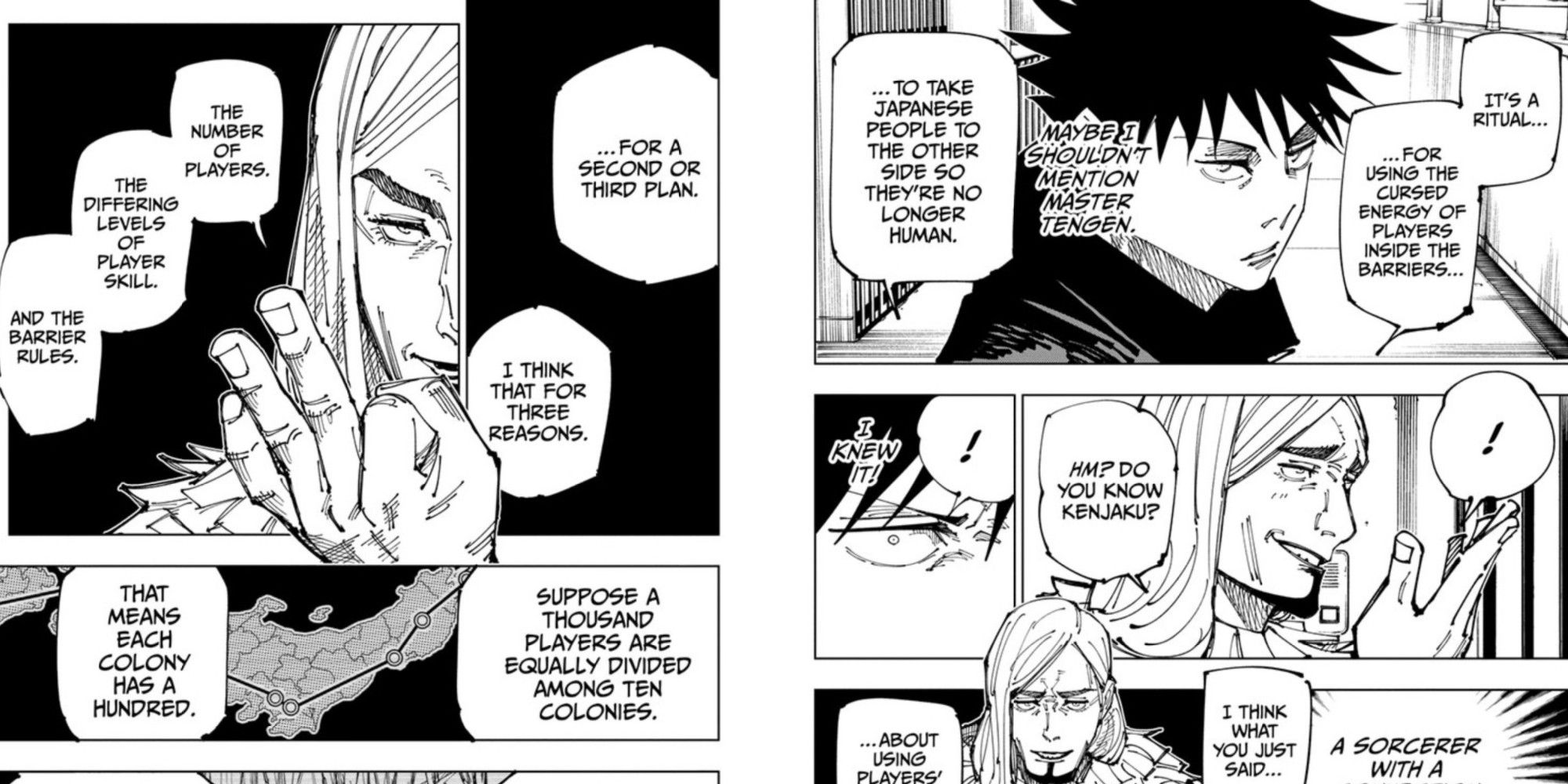Jujutsu Kaisen Chapter 167: Fushiguro Uncovers Kenjaku's Real Goal