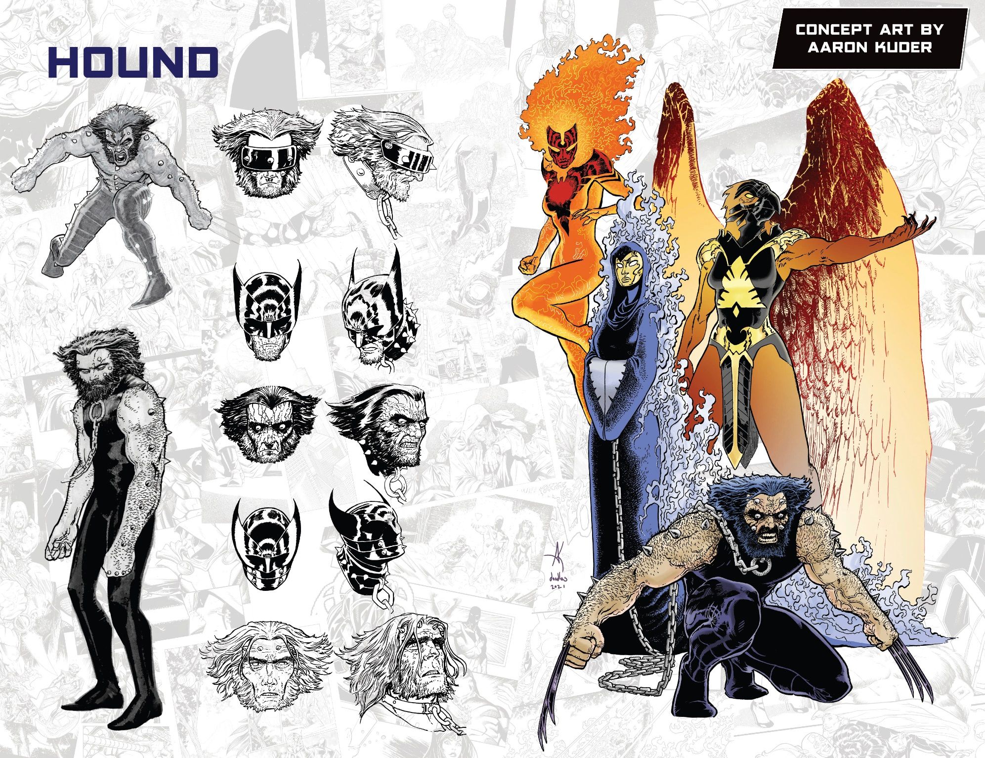 Marvel Reveals Unused Concept Art for the Avengers' New Evil Wolverine