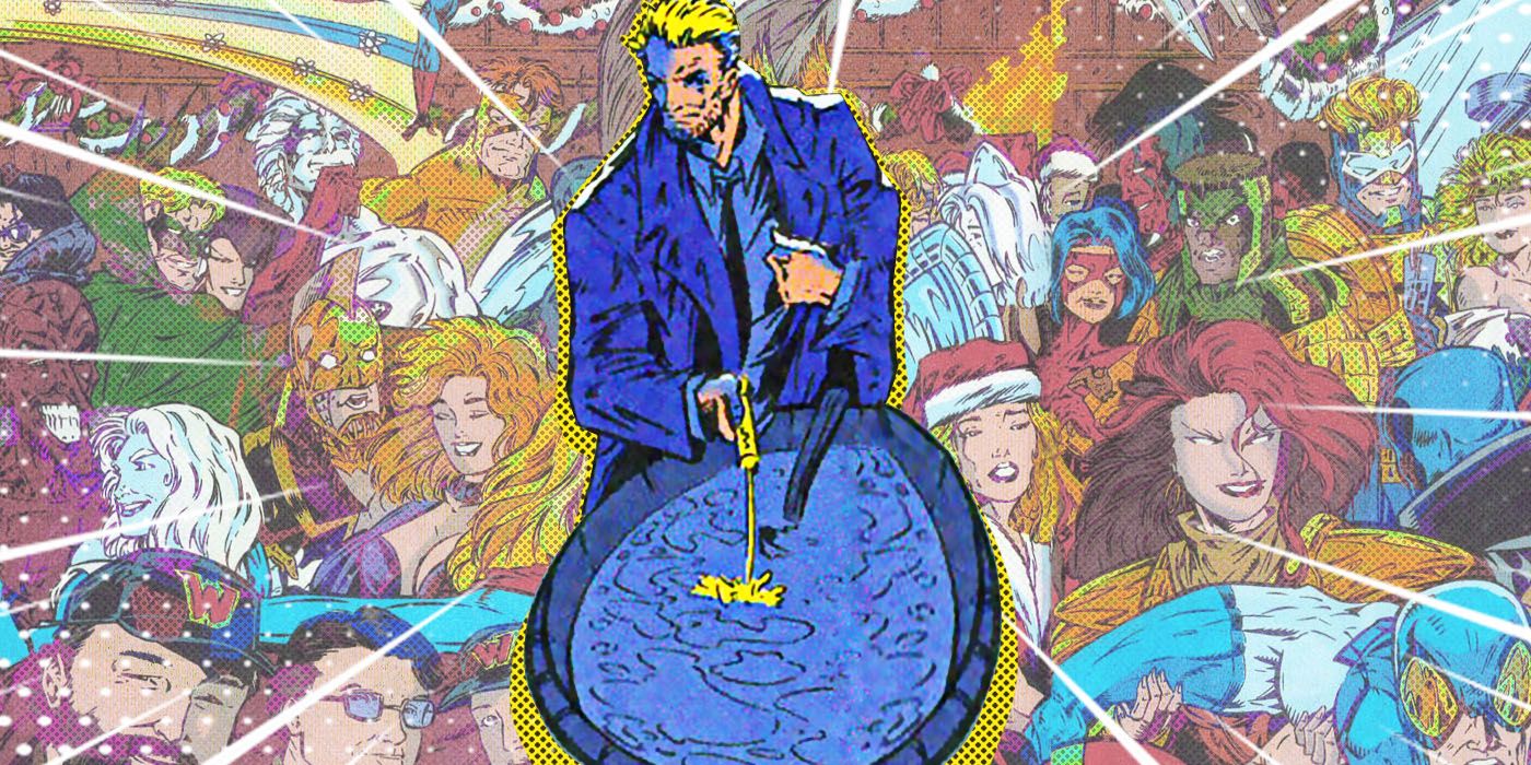 Why DC's Rarest Crossover Was Constantine Spiking Christmas Punch