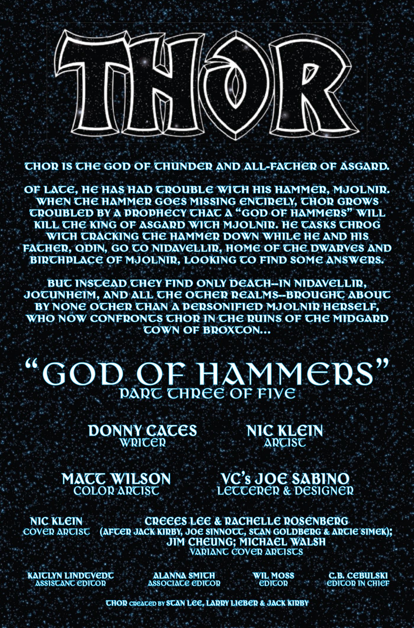 Thor: Marvel Teases a New Universe-Shattering Villain