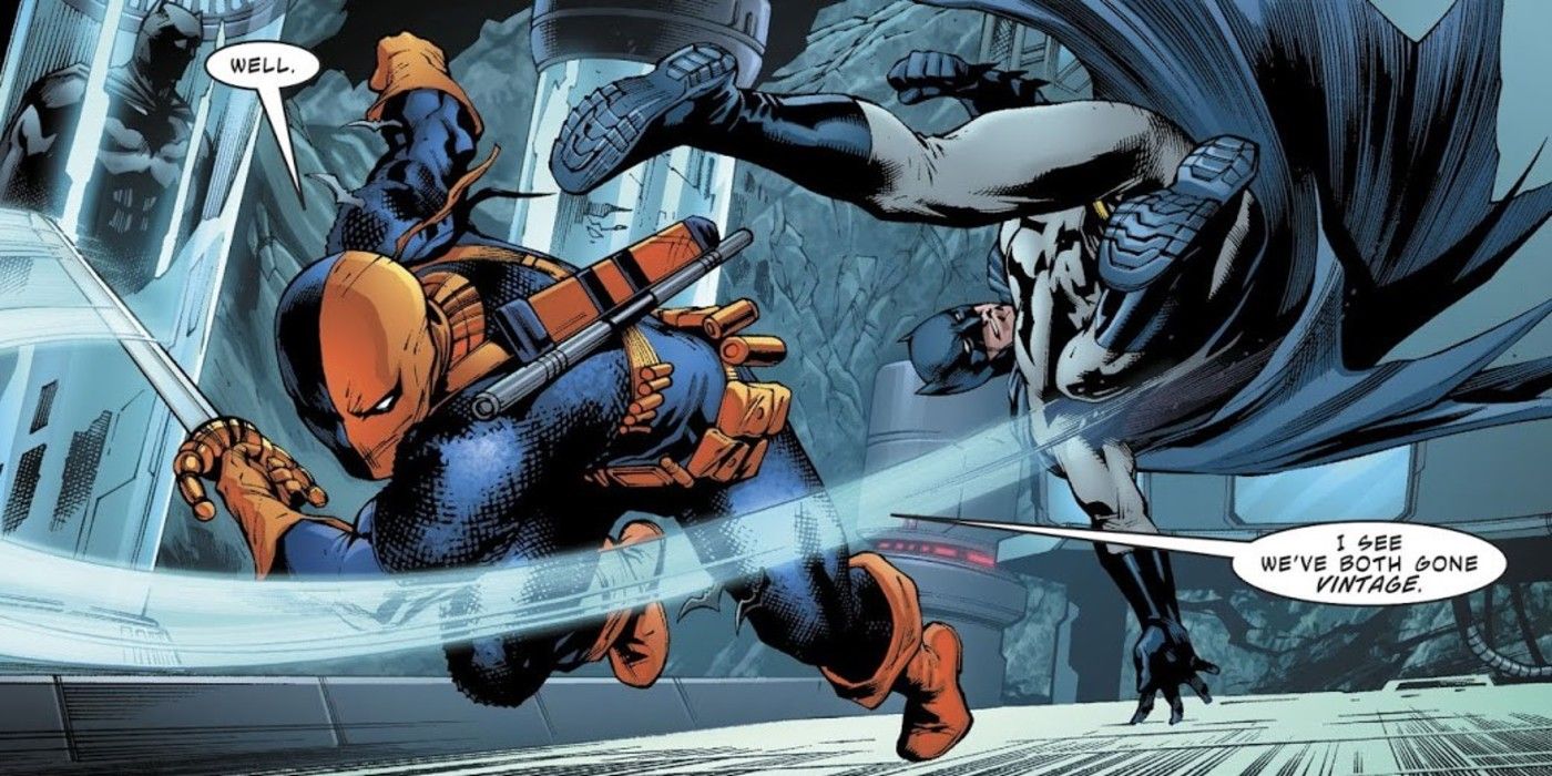 Batman Vs Deathstroke Injusticia