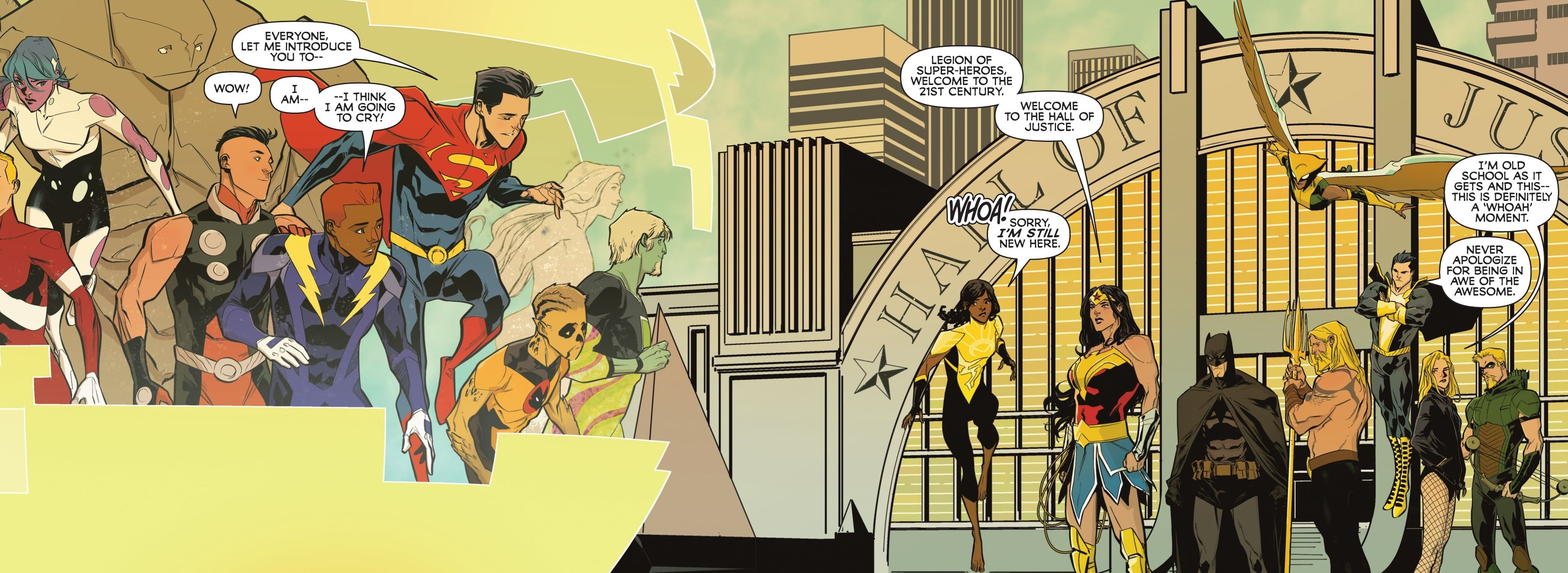 DC's Justice League Vs. The Legion of Super-Heroes Time Travel Brings a ...