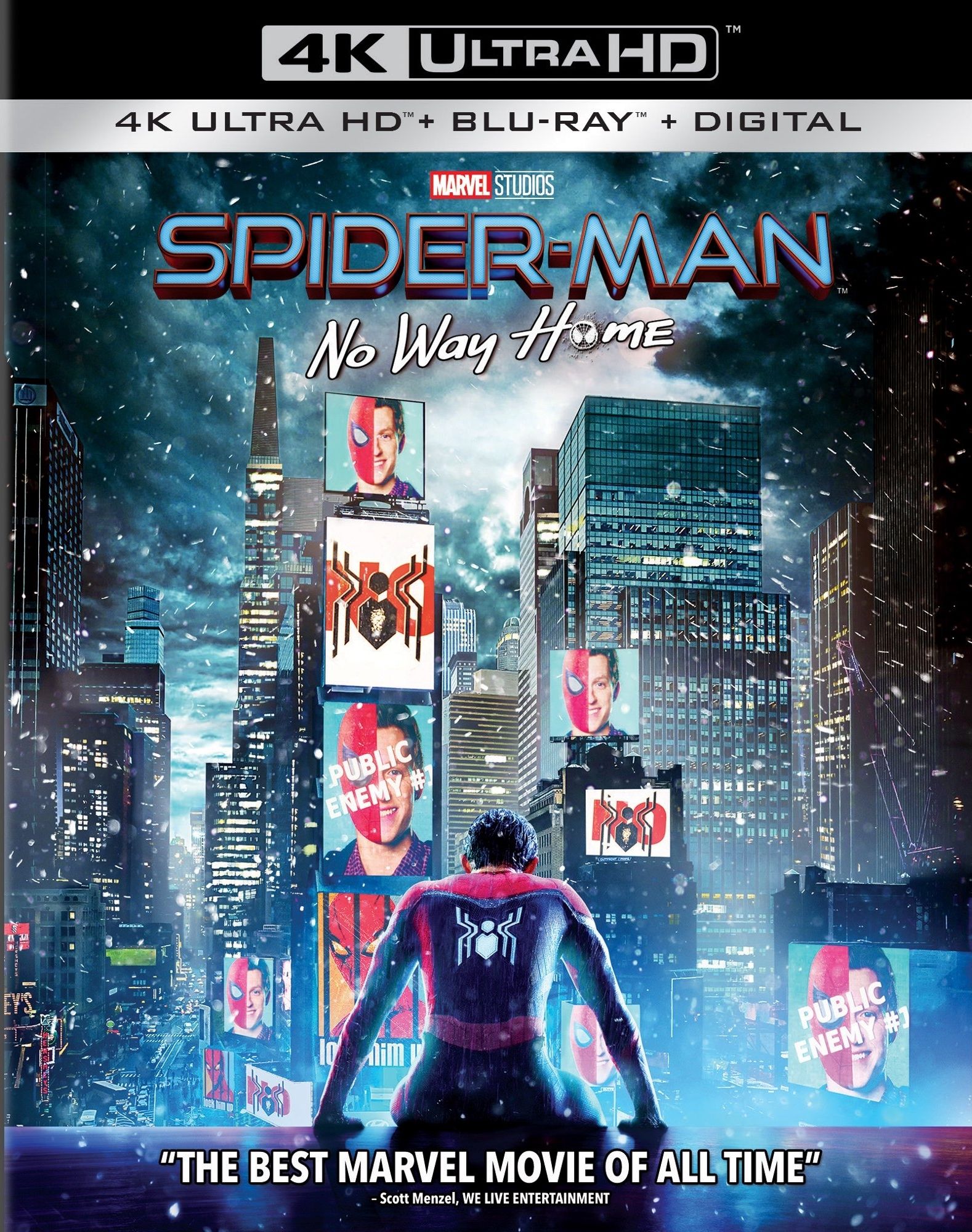 Spider-Man: No Way Home Reveals 4K Ultra HD, Blu-ray Box Art
