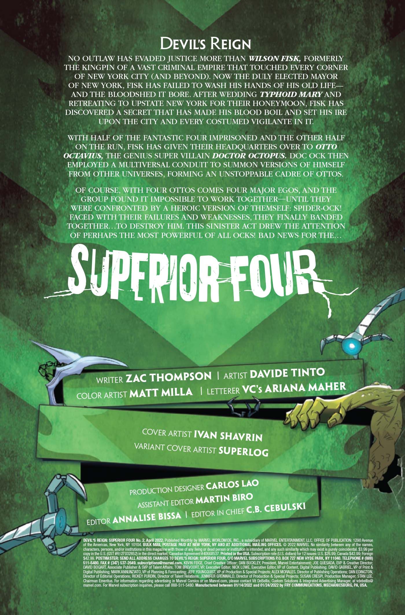 Marvel’s Superior Dr. Doom Revealed to Be a Major Multiverse Hero