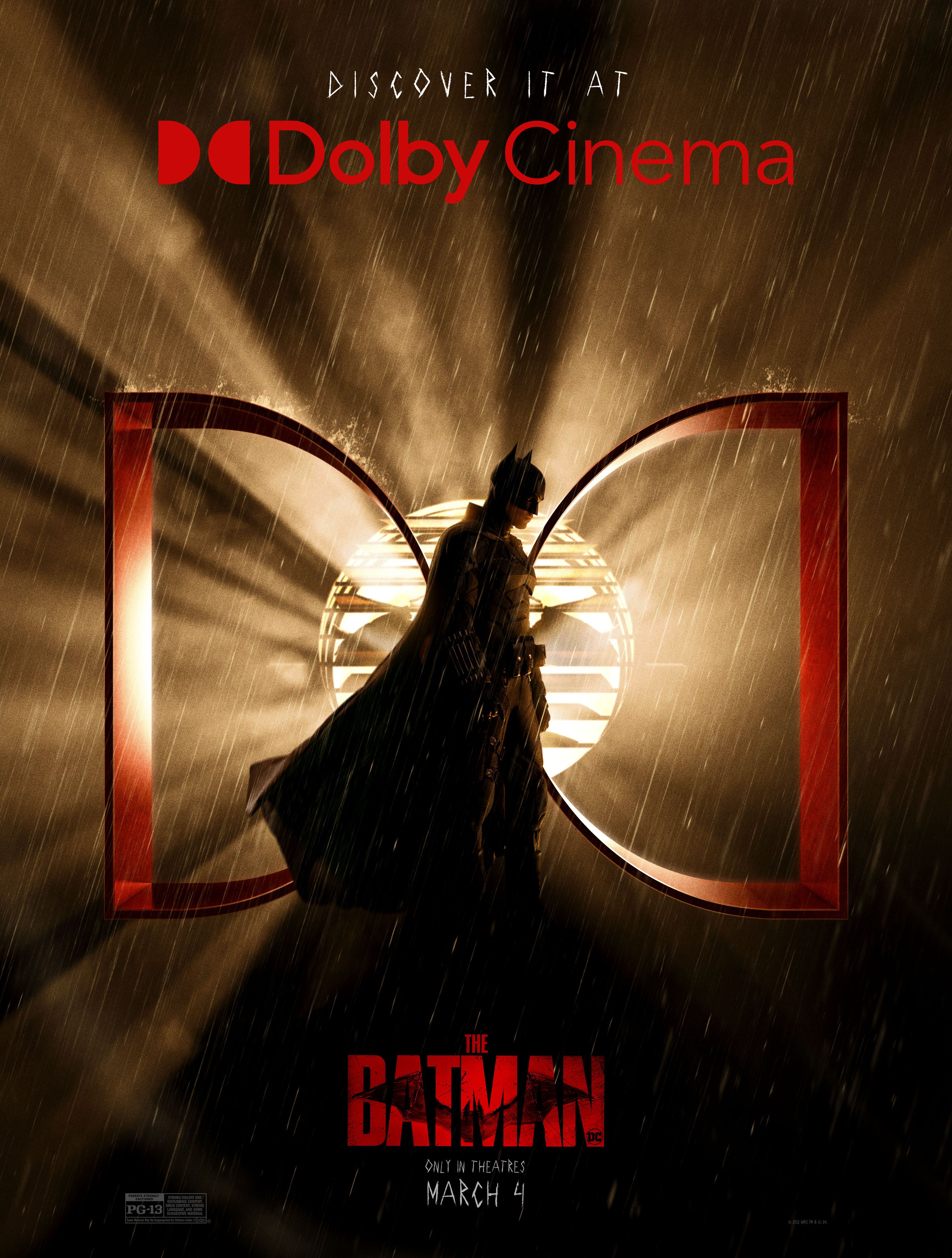 The Batman Debuts Vengeful Dolby Cinema Poster