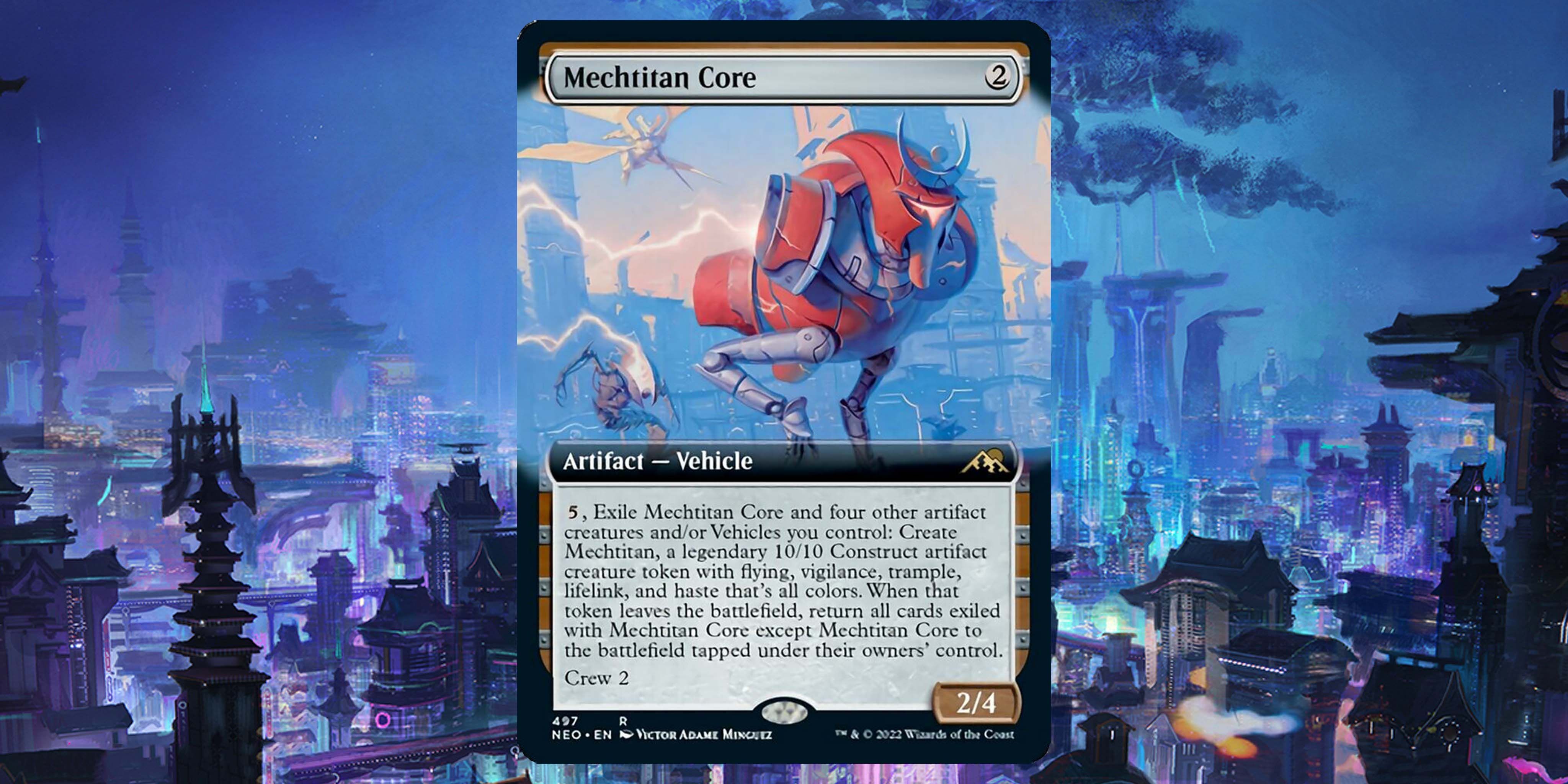 Kamigaway: Neon Dynastys' Mechtitan Core is a Power Rangers Megazord