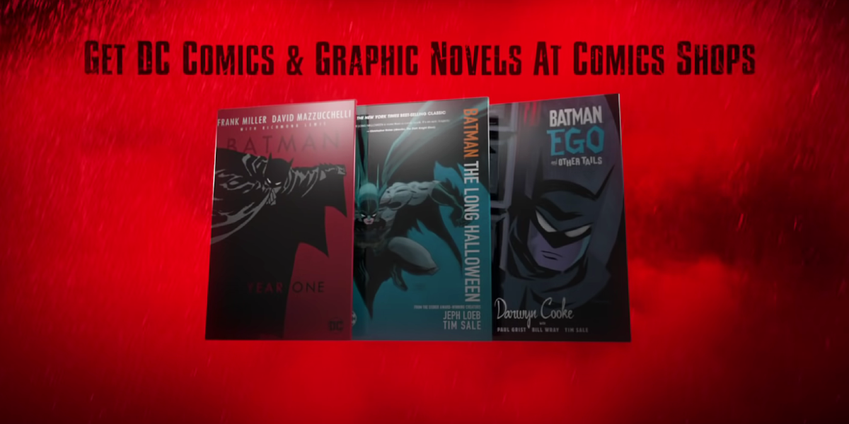 The Batman Updates Trailer With Comic Store Promotional Message