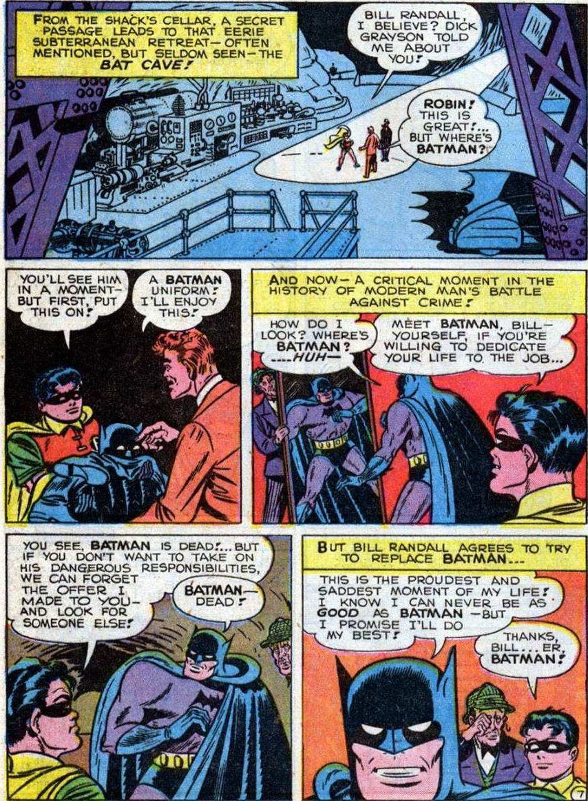 Who Was Batman's First Replacement?