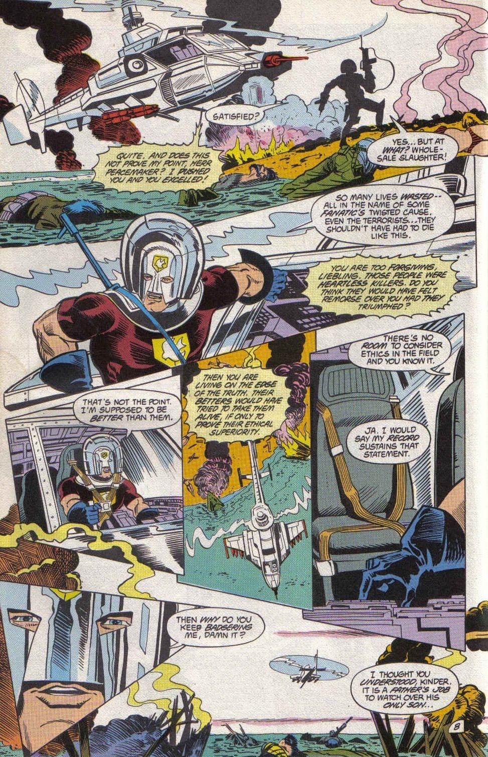 How Peacemaker's Father Haunted Him in DC Comics