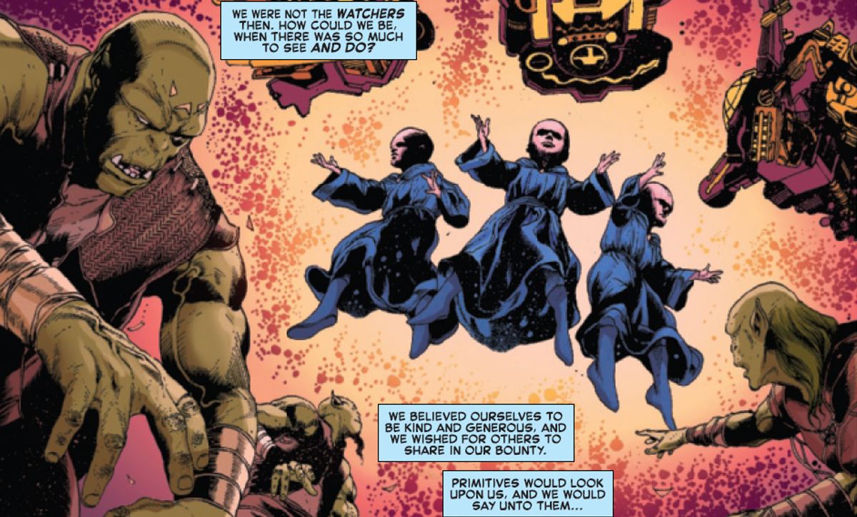 Why the Marvel Watchers' Secret Origin Revelation Is So Horrifying