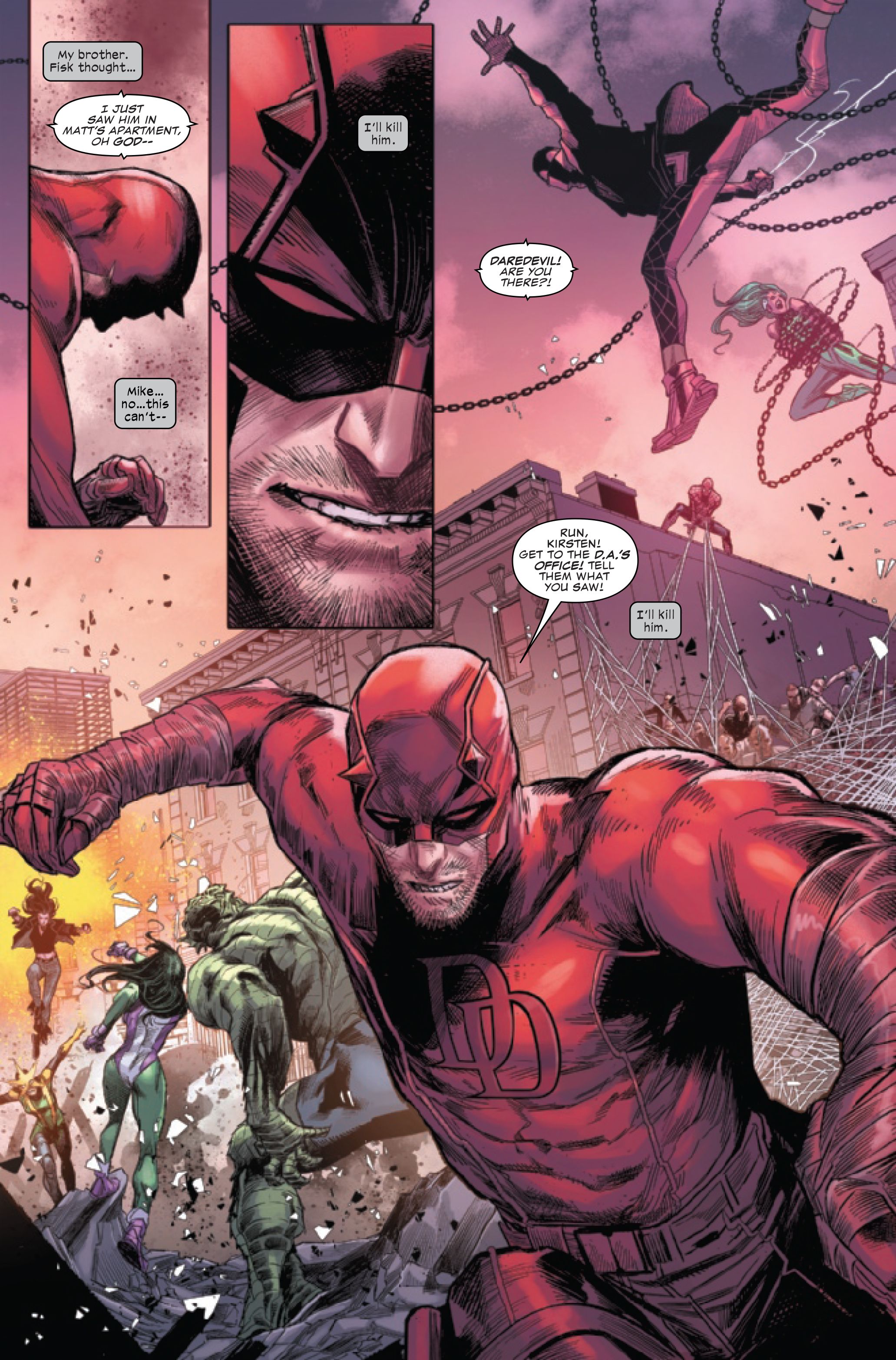 Daredevil Vows to Kill Kingpin in Devil's Reign Finale