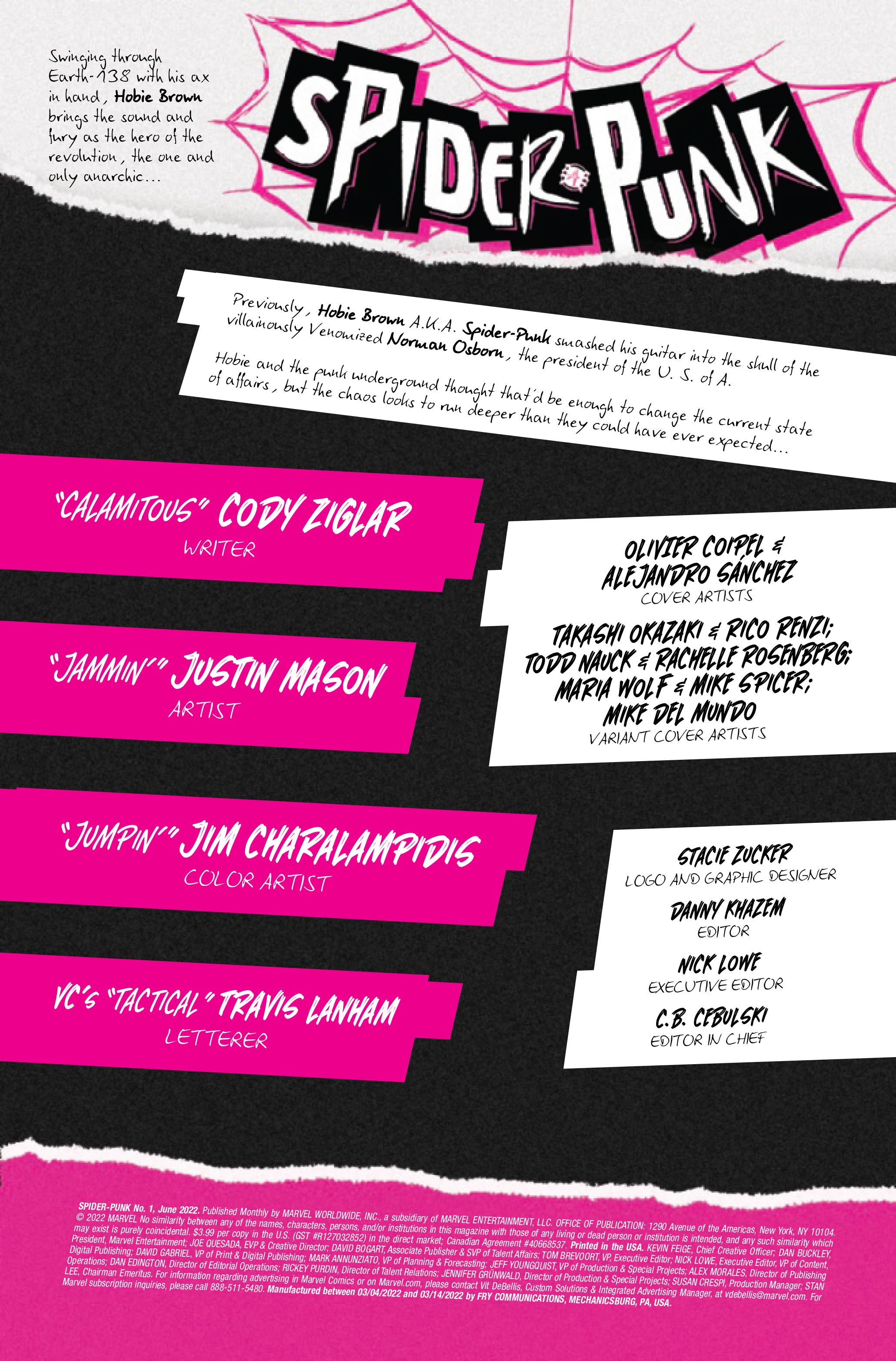 EXCLUSIVE: Marvel’s Anti-Fascist Spider-Punk & Captain Anarchy Take on ...