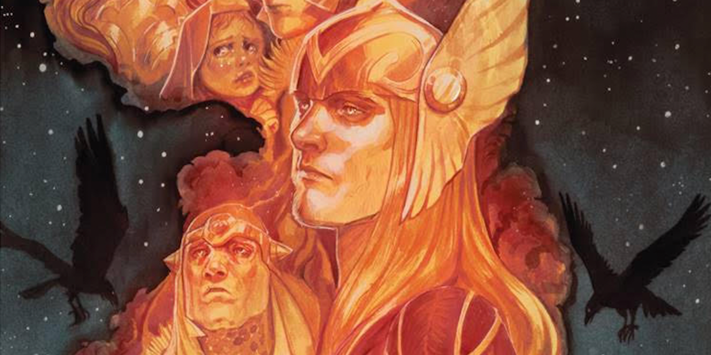 Epic Thor Art Previews [SPOILER]'s Massive Funeral in Issue #750