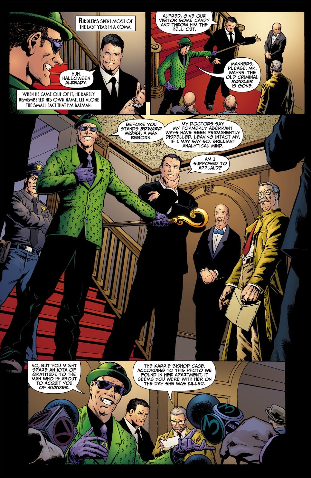 How Riddler Learned, Then Forgot, Batman's Secret Identity