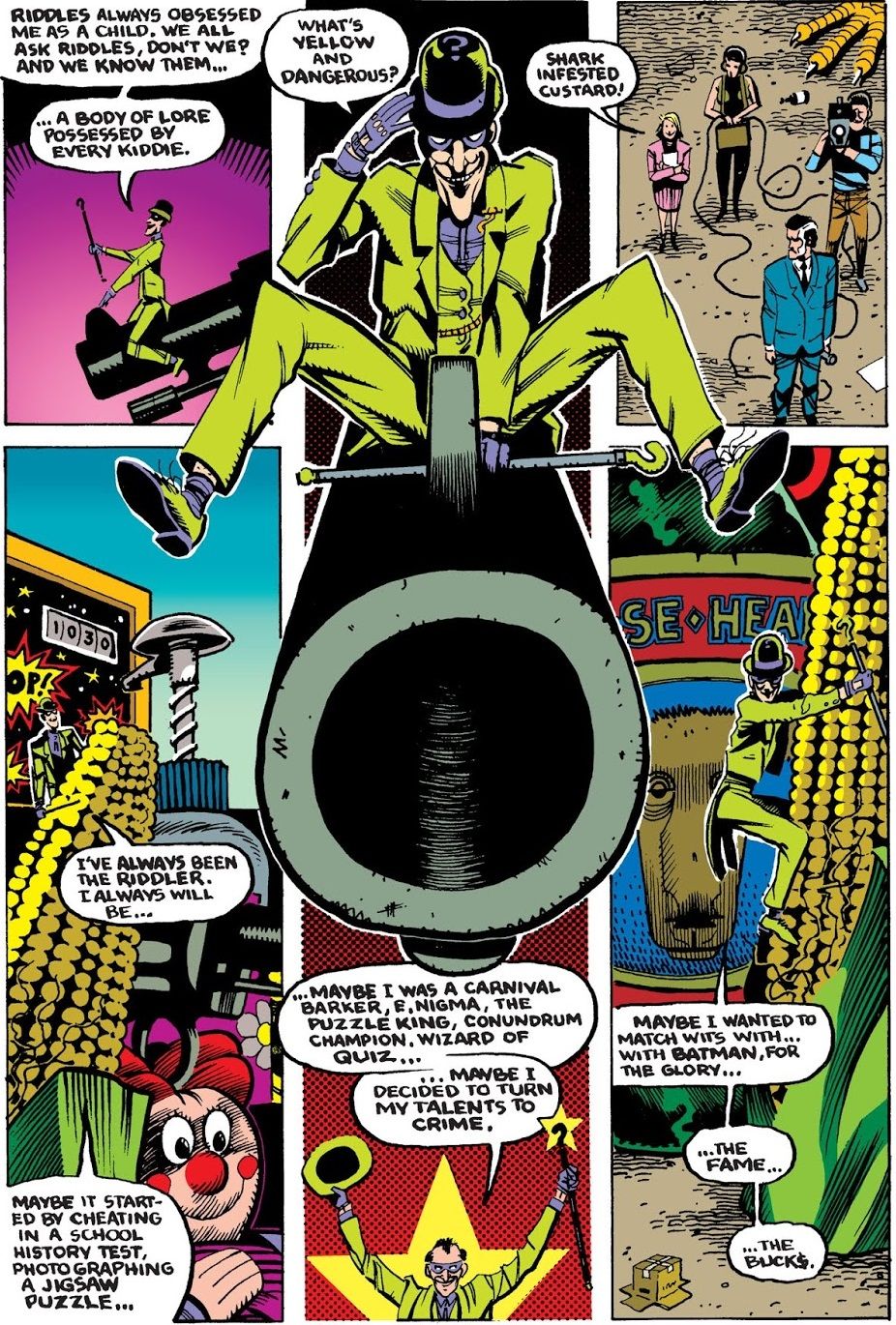 Neil Gaiman Had The Riddler Question Why Superhero Comics Got So Dark