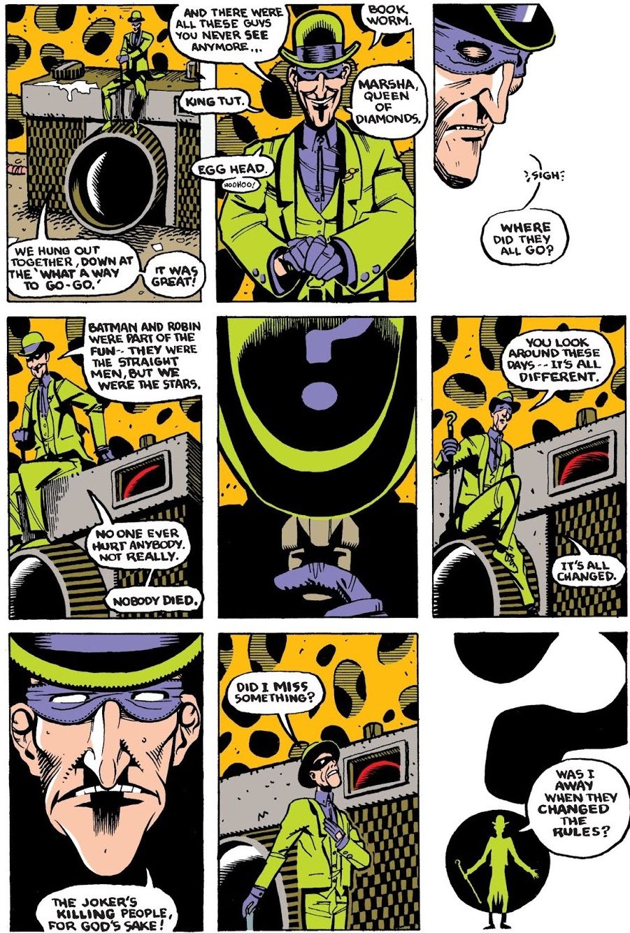 Neil Gaiman Had The Riddler Question Why Superhero Comics Got So Dark