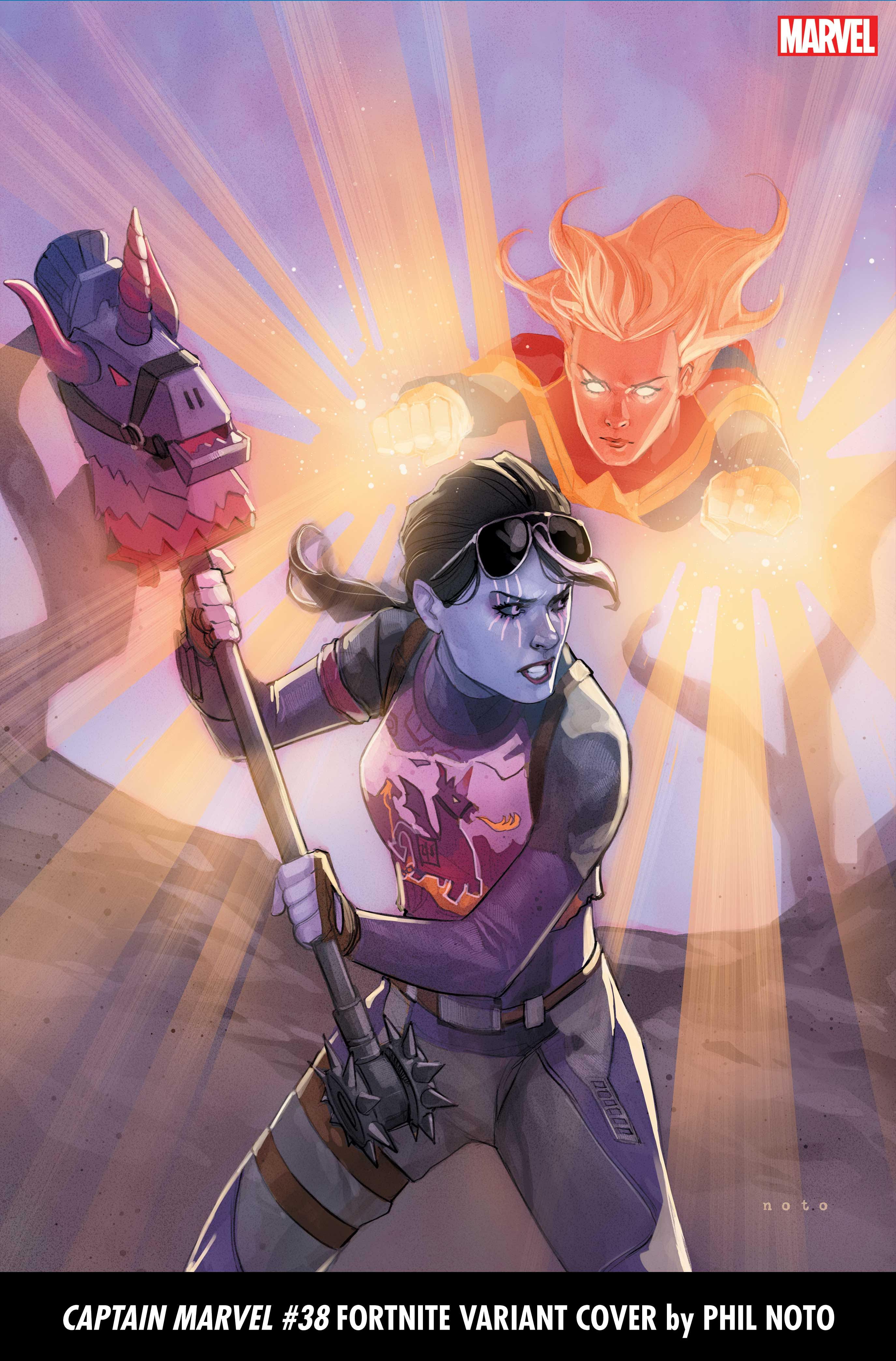 Marvel's Biggest Heroes Battle Fortnite Foes in Variant Cover Series