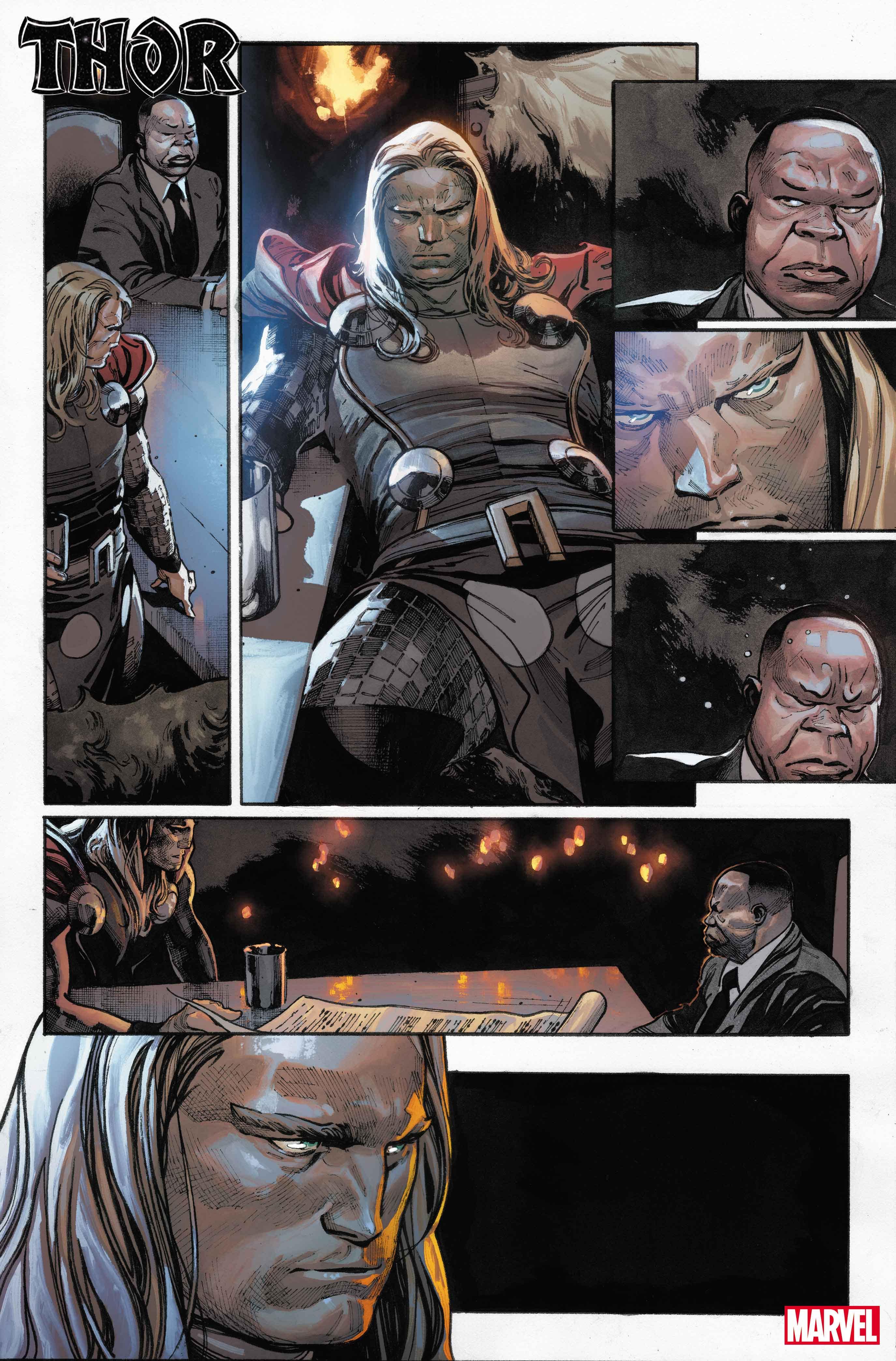 Epic Thor Art Previews [SPOILER]'s Massive Funeral in Issue #750