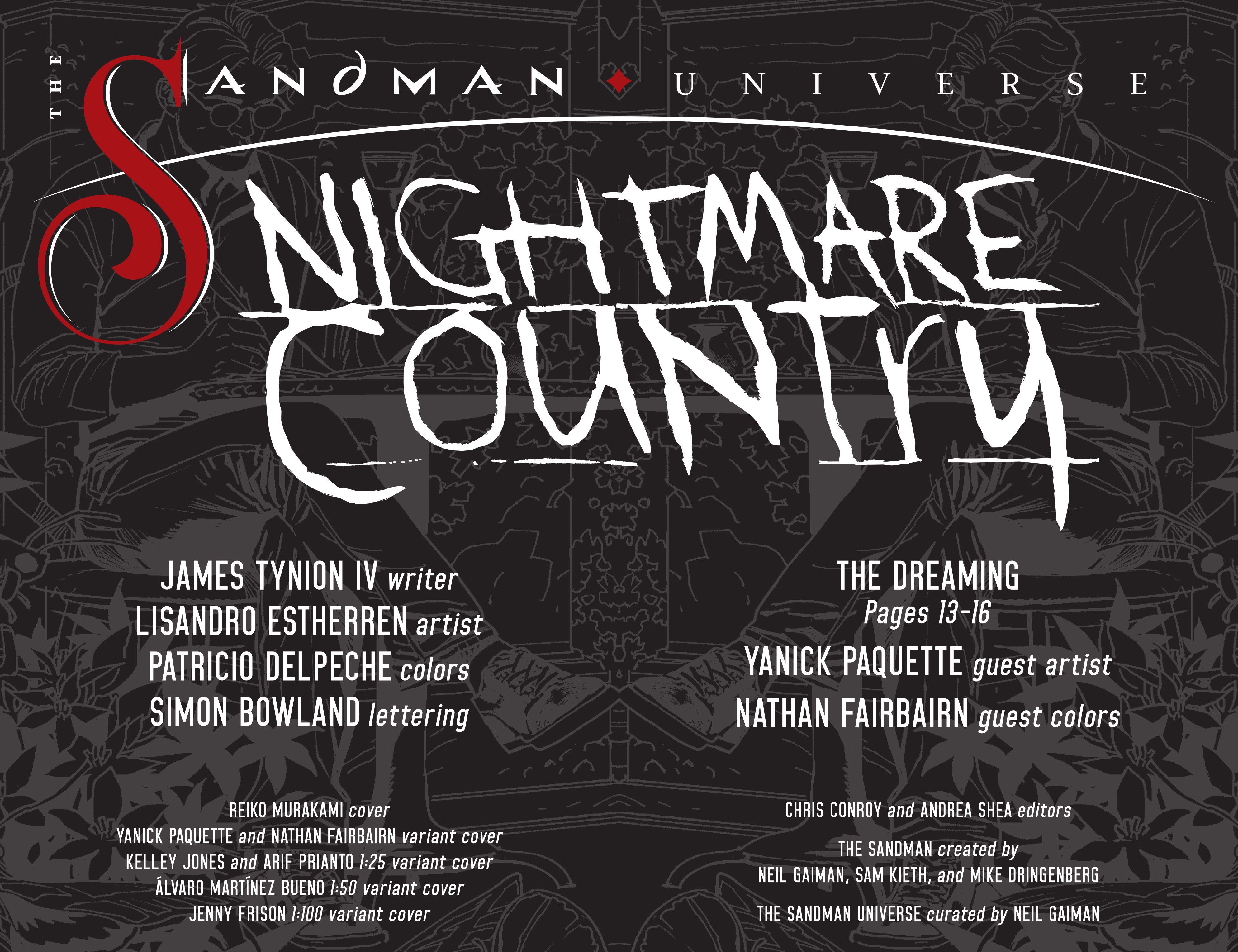 Sandman's Nightmare Country Appears to Debut a Grotesque Version of ...