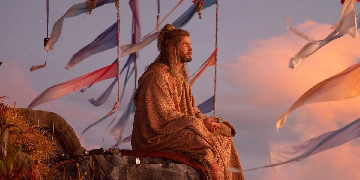 New Love and Thunder Photo Features a Meditative Thor
