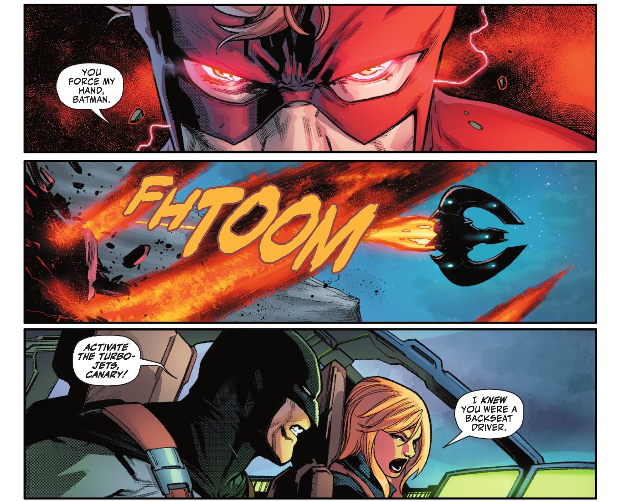 Batman and Robin Face Off Against Geo-Force in DC's Shadow War: Omega #1