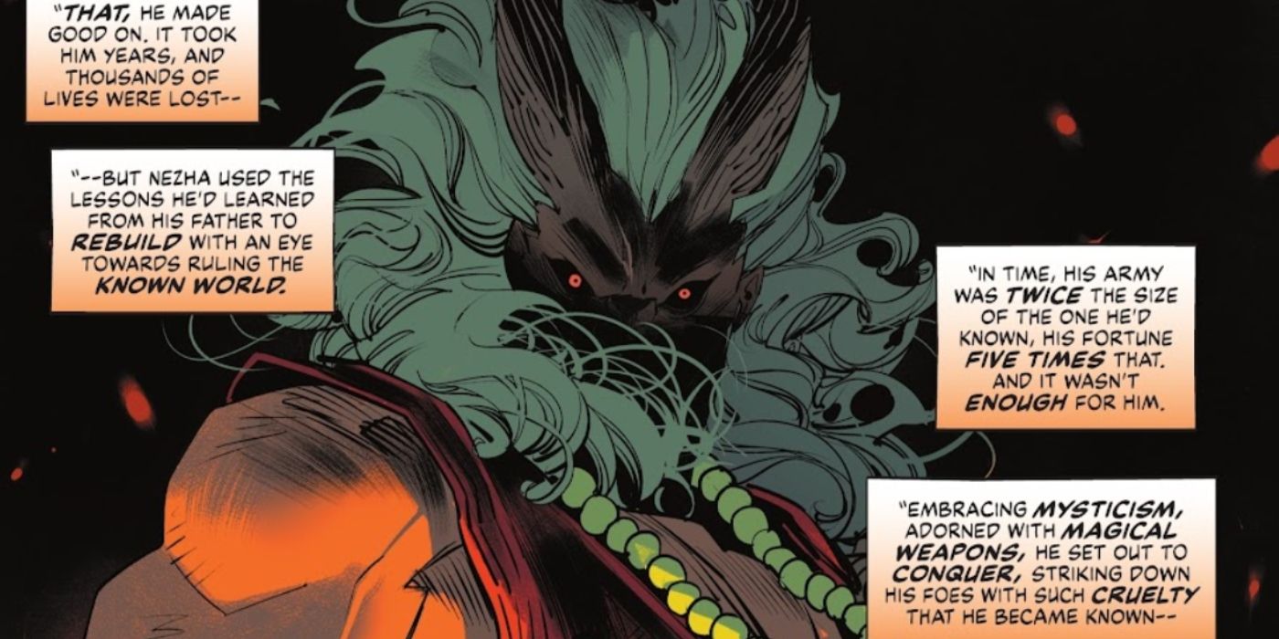 Superman and Batman's Enemy Nezha Is the Demon Mother Soul Worships