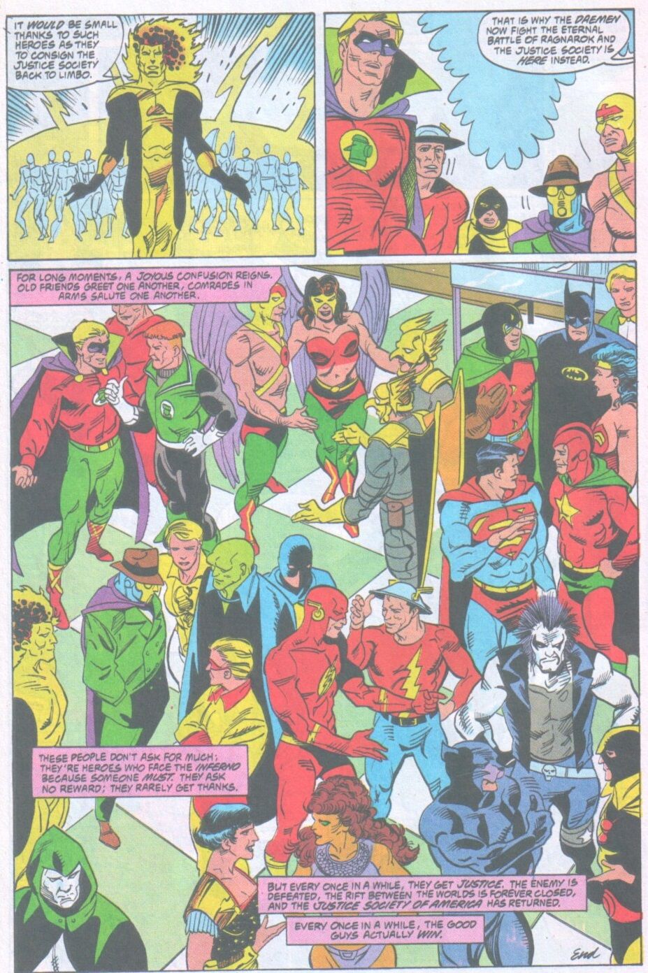 The Justice Society of America Rejoined the DC Universe 30 Years Ago