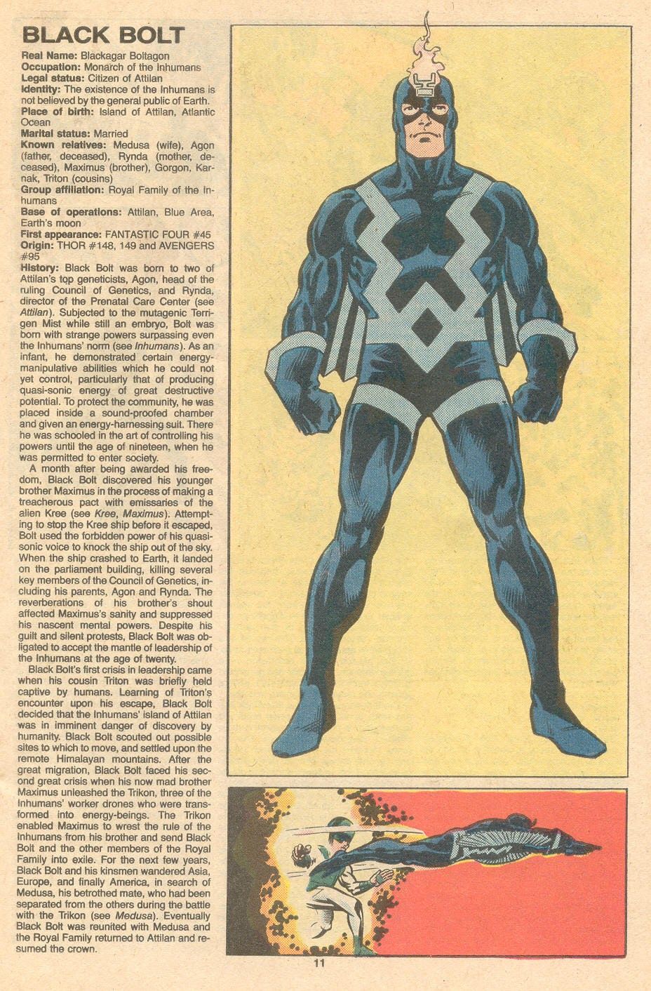 When We Learned that Black Bolt's First Name Was 'Blackagar Boltagon'