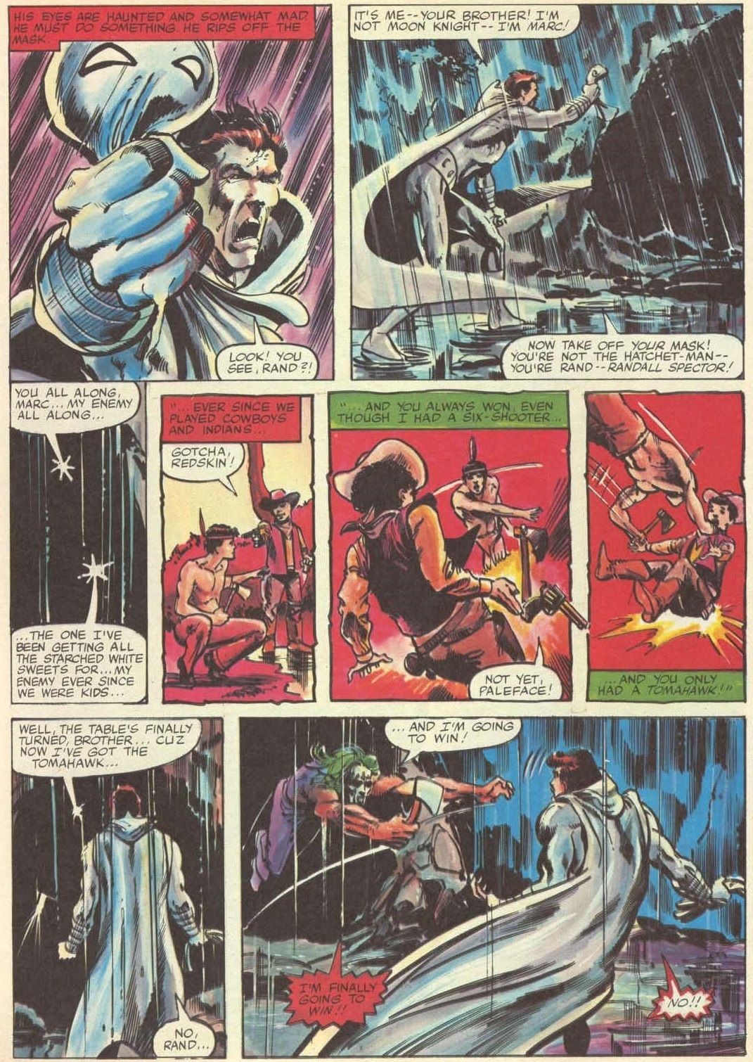 How Moon Knight's Brother Was Depicted in the Comics