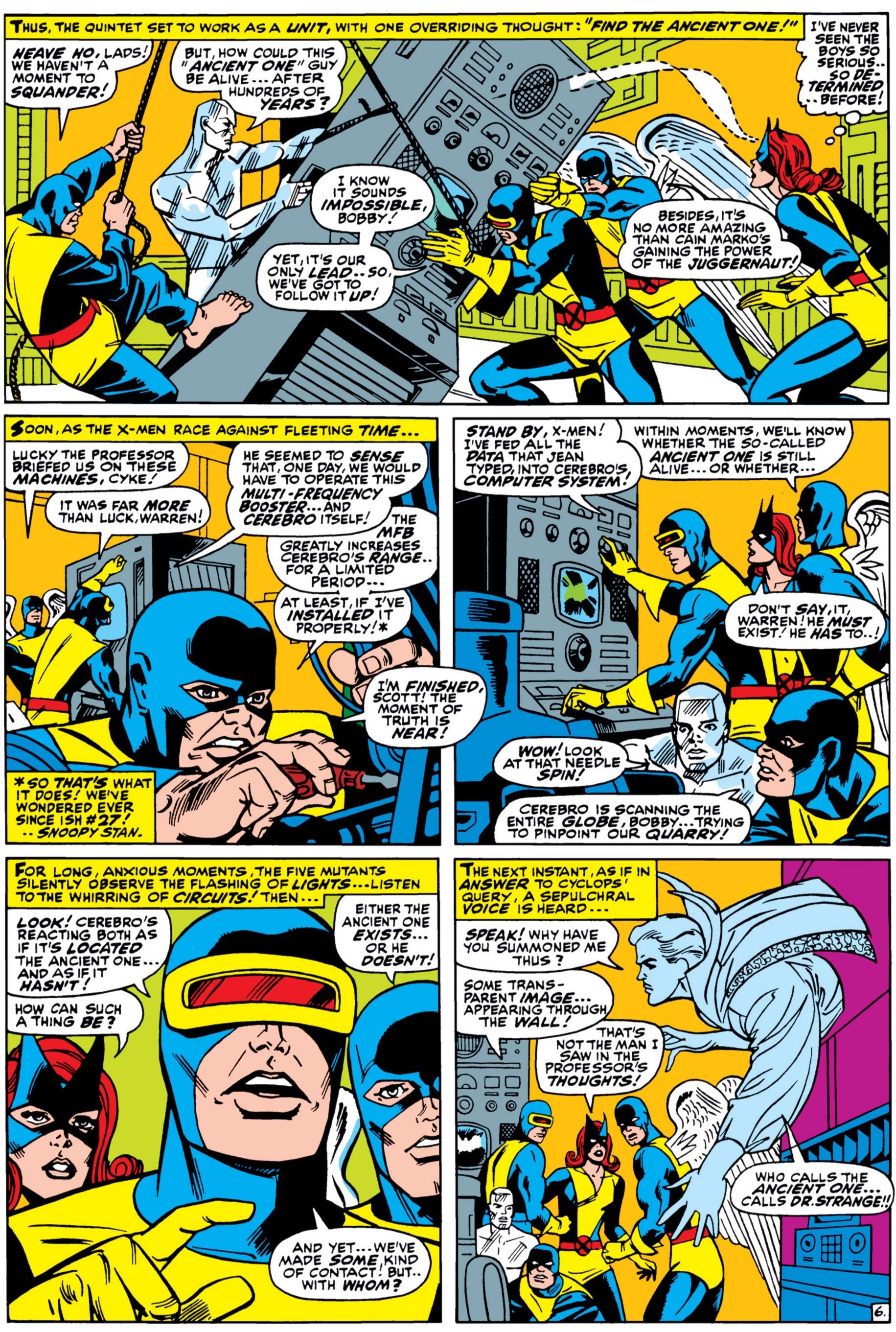 When Doctor Strange and Professor X First Met in the Comics