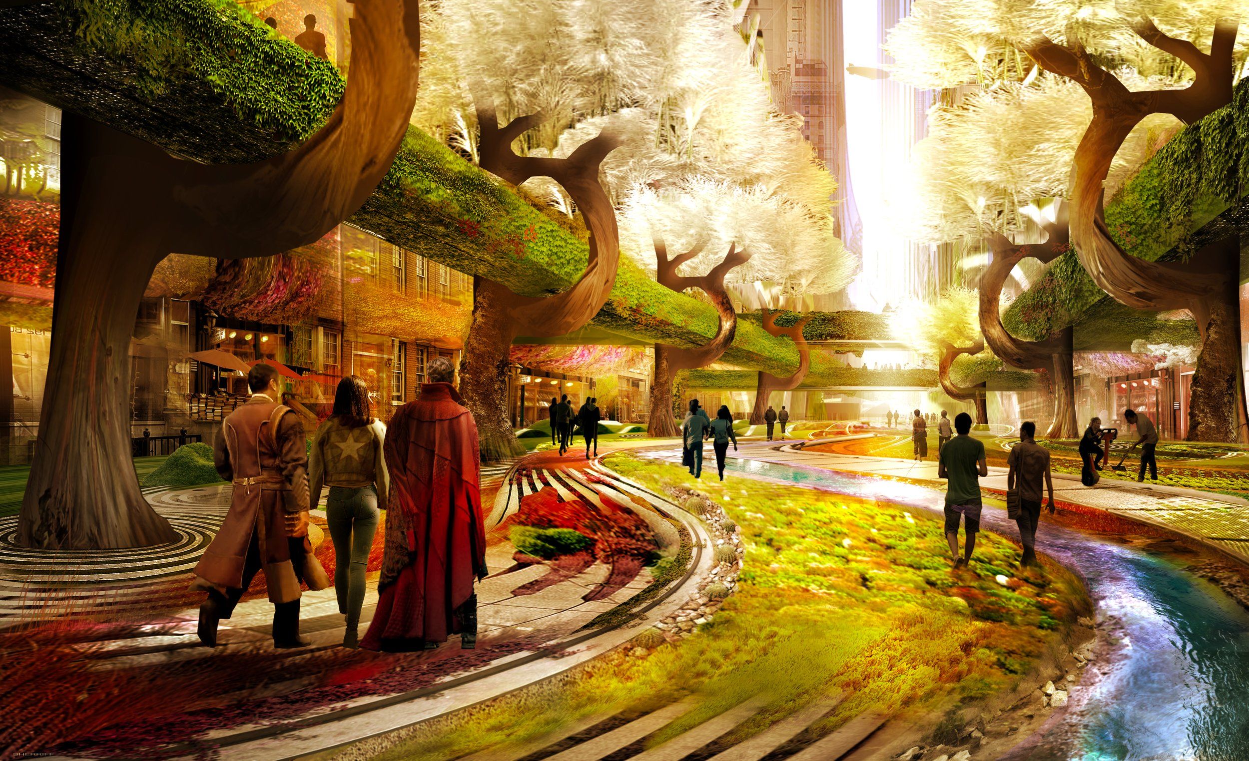 Doctor Strange 2 Concept Art Sends Wong Deep Into the Multiverse
