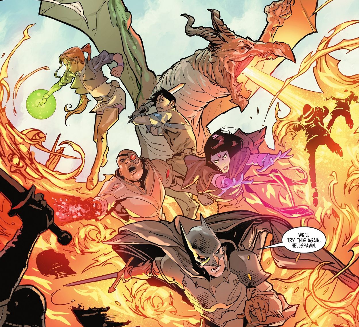 DC’s Batman Takes On a Demon in Dark Knights of Steel #7 (Review)