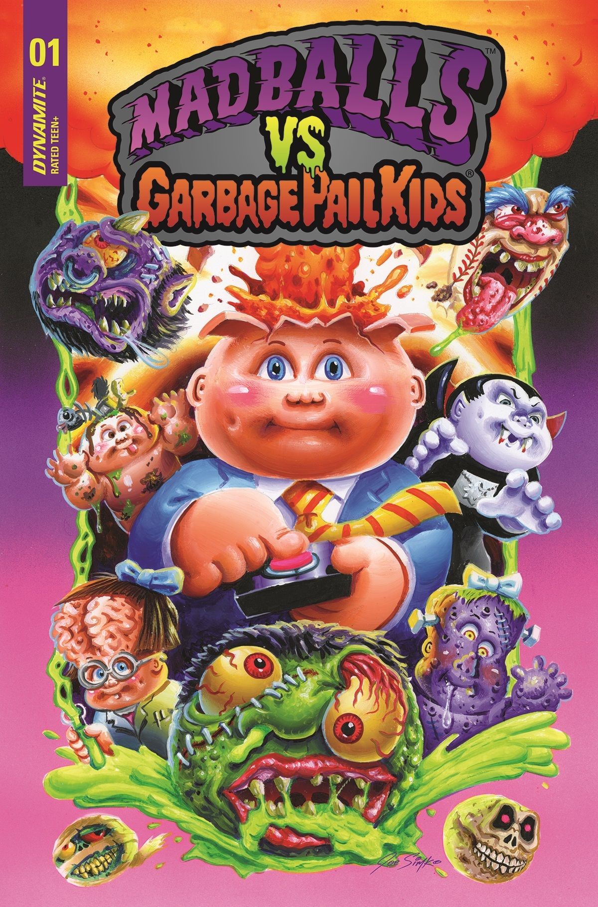 EXCLUSIVE FIRST LOOK: Madballs Battle Garbage Pail Kids in the Gooiest ...
