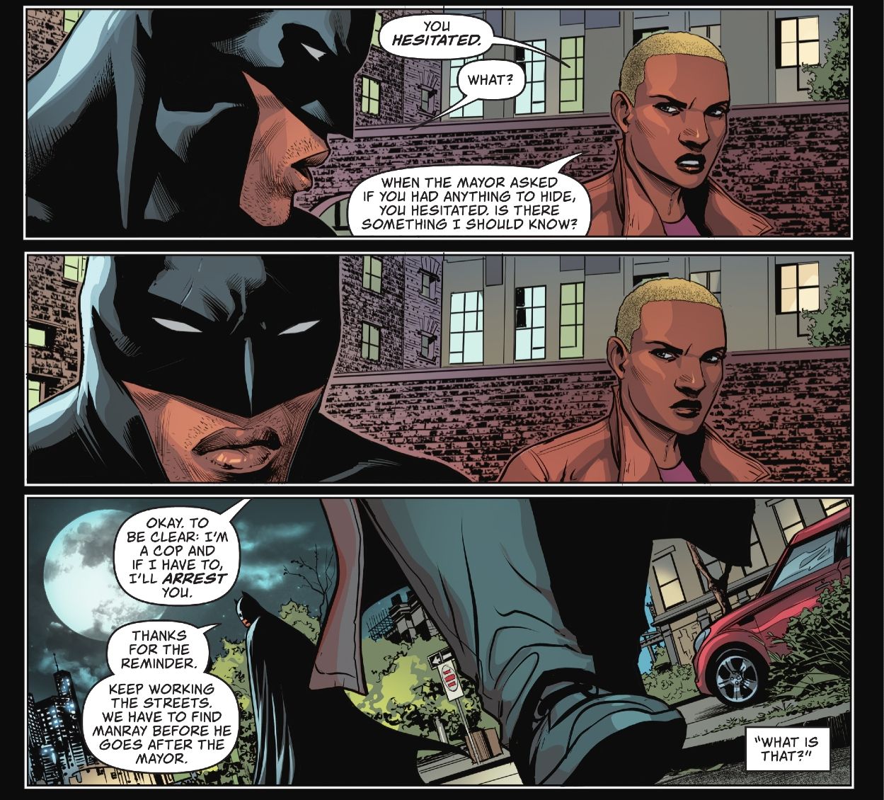 DC’s Dark Knight Takes on Manray in I Am Batman #10.
