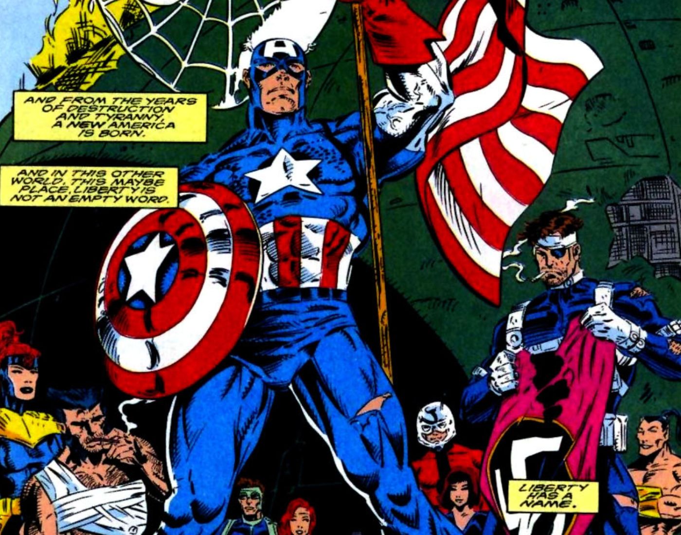 Captain America and the X-Patriots is the Result of Red Skull Winning