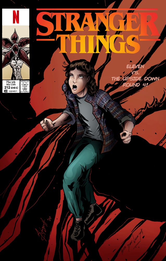 Line it is Drawn: Stranger Things Classic 1980s Comic Book Cover Homages