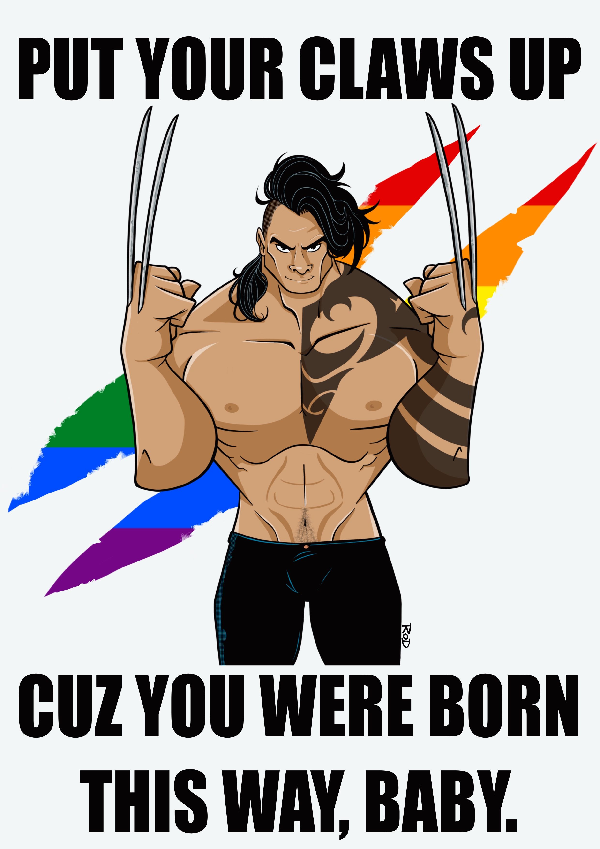 Line it is Drawn: Superheroes Celebrate Pride Month