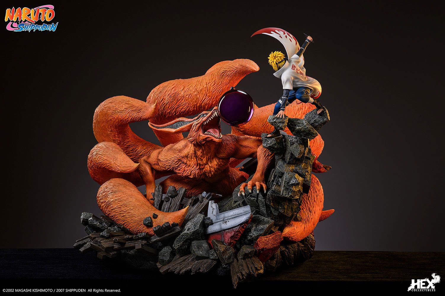 Mind-Blowing (and Pricey) Naruto Statue Memorializes Minato and Kurama ...
