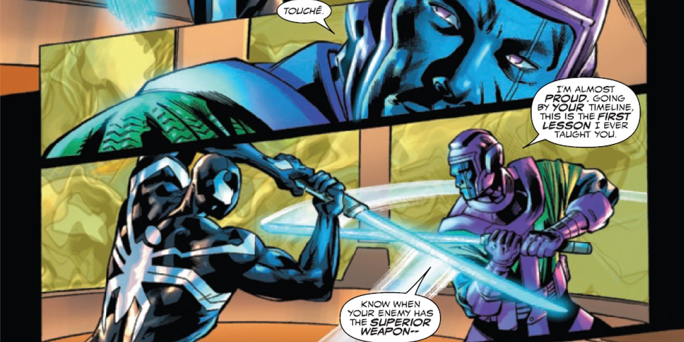 Venom Finally Battles Out of Time with Kang the Conqueror