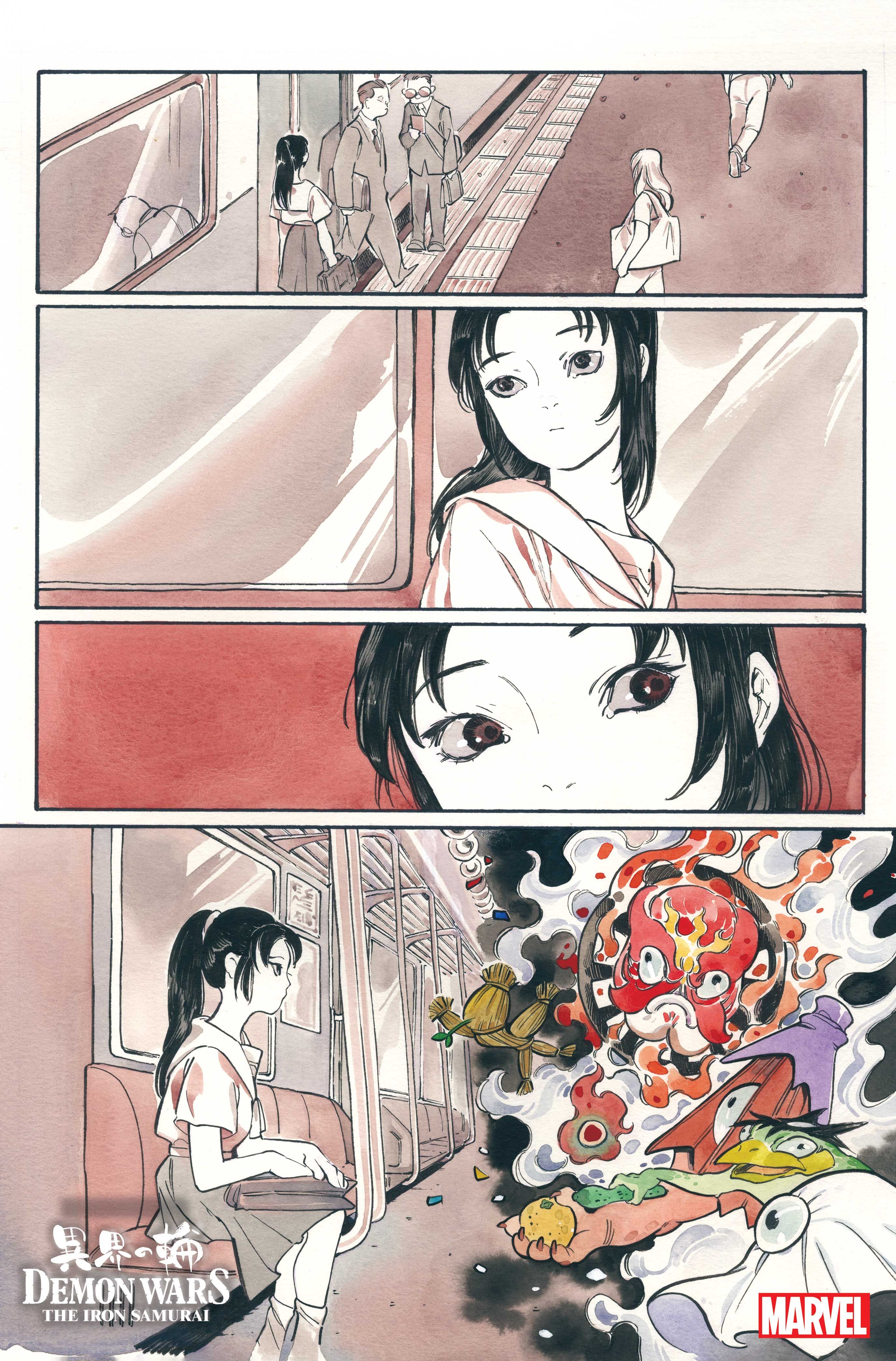 Marvel Unveils Stunning New Peach Momoko Iron Samurai Character Designs