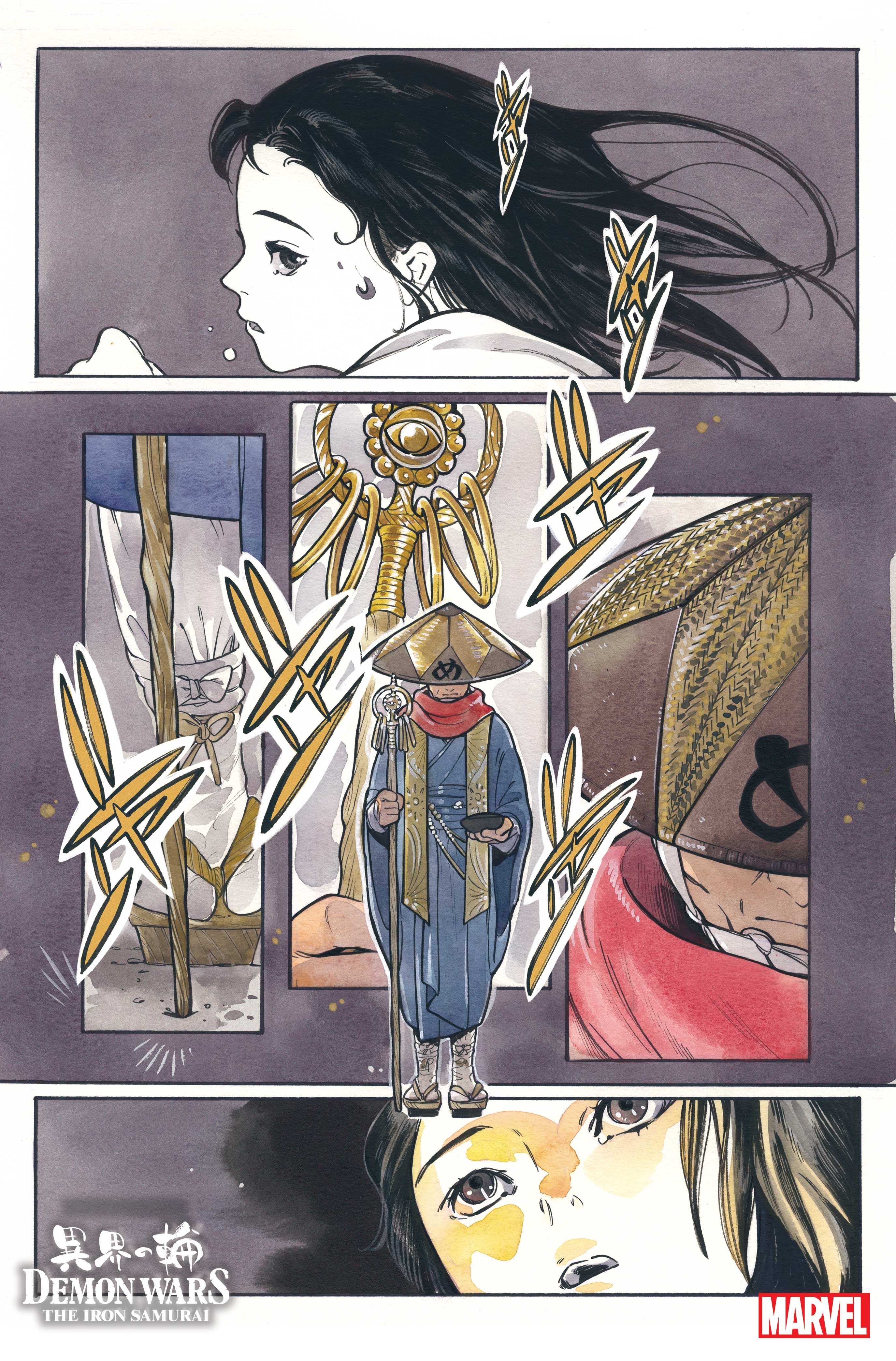 Marvel Unveils Stunning New Peach Momoko Iron Samurai Character Designs