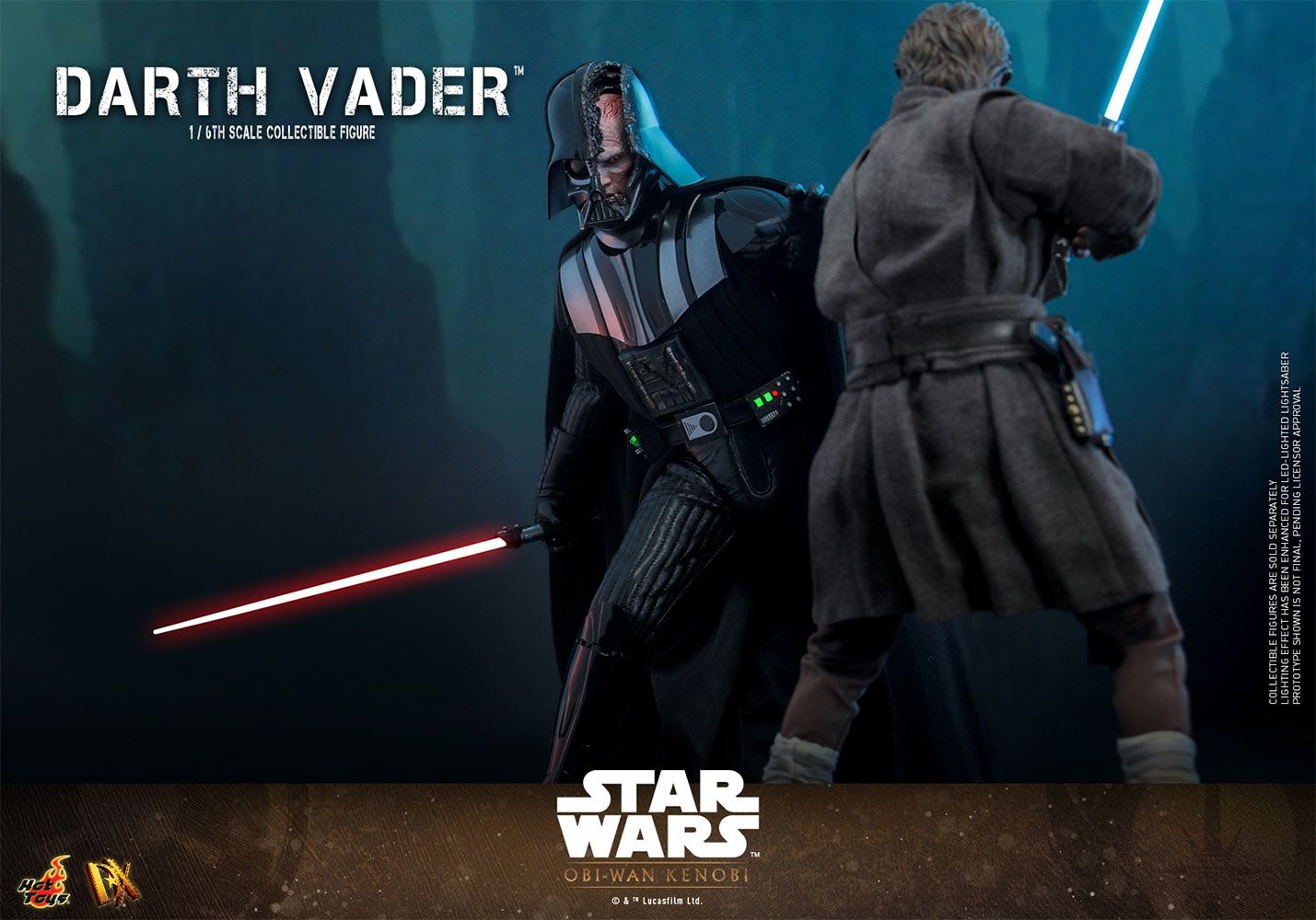 Obi-Wan Kenobi's Battle-Damaged Darth Vader Rises at Hot Toys