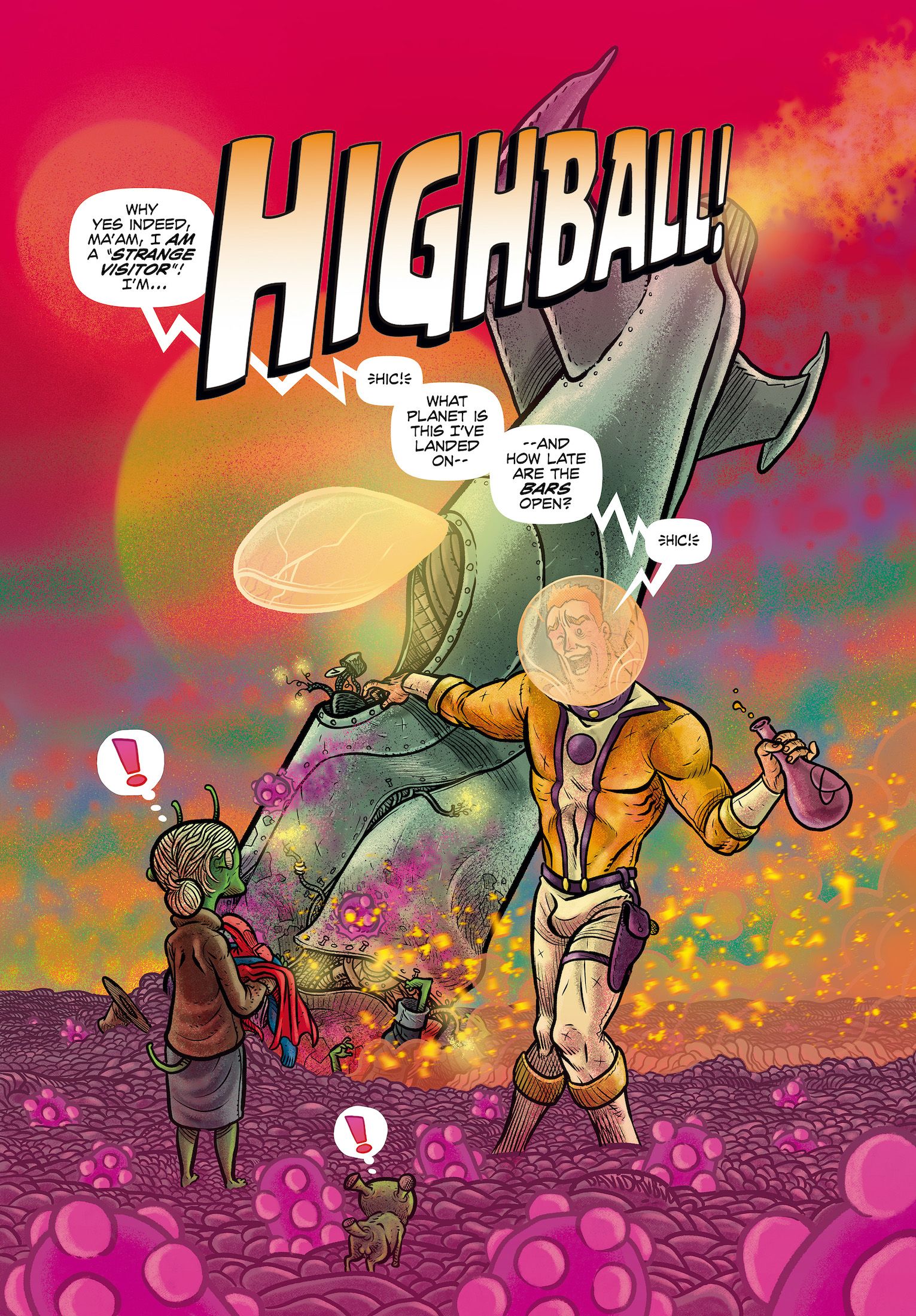 Stuart Moore and Fred Harper Drunkenly Save the Universe in New AHOY Series