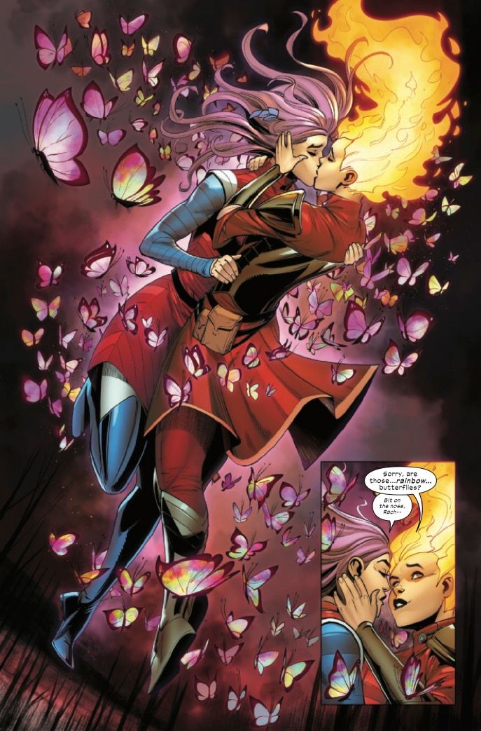 X Mens Rachel Summers And Betsy Braddock Finally Kiss For The First Time